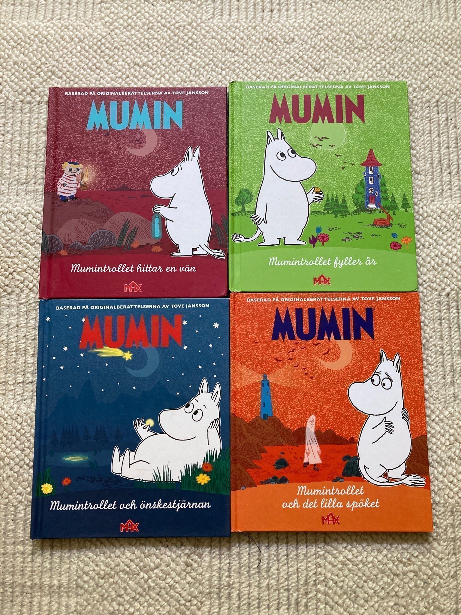 Mumin- fyra böcker- av Tove Jansson | Köp på Tradera (633798170)