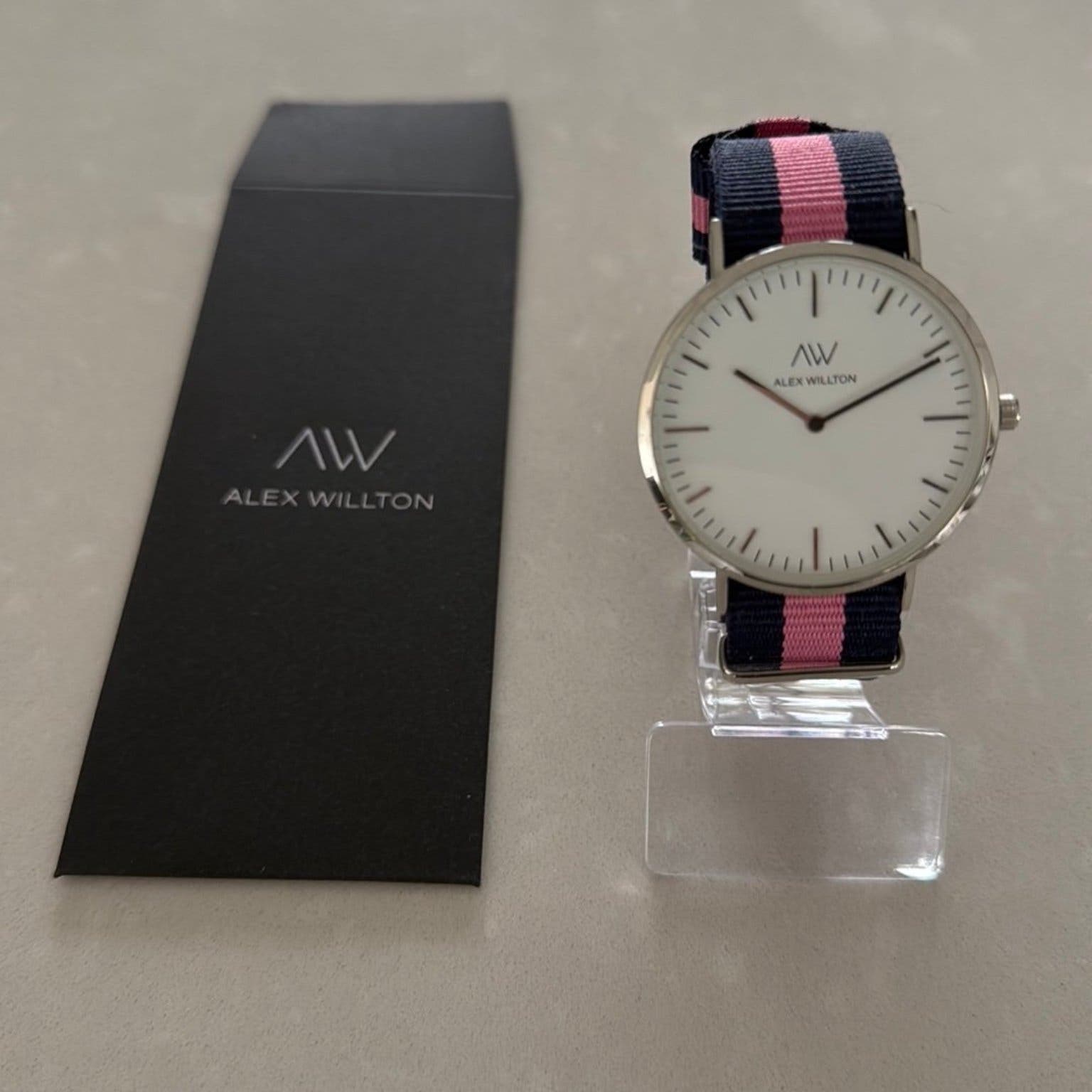 ALEX WILLTON WATCH Brighton 40 mm Silver med Bl.. | Köp på Tradera ...