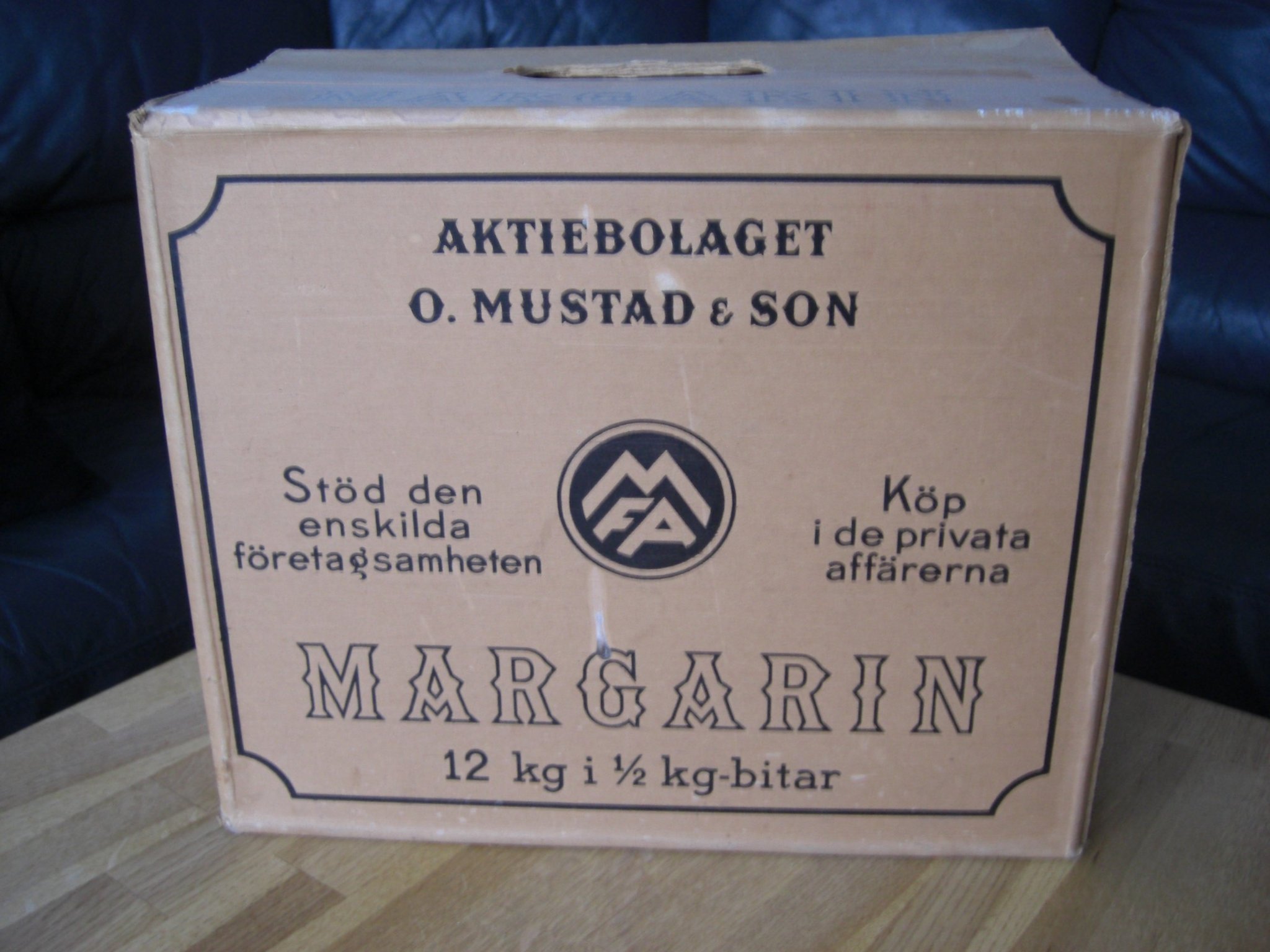 Se produkter som liknar VERA MARGARIN. O MUSTAD & SON.. på Tradera ...