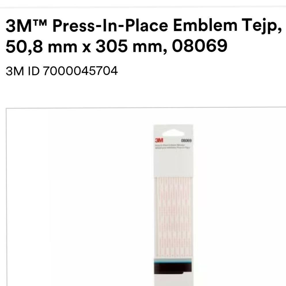 Se produkter som liknar 3m press-in-place Emblem tape. på Tradera ...