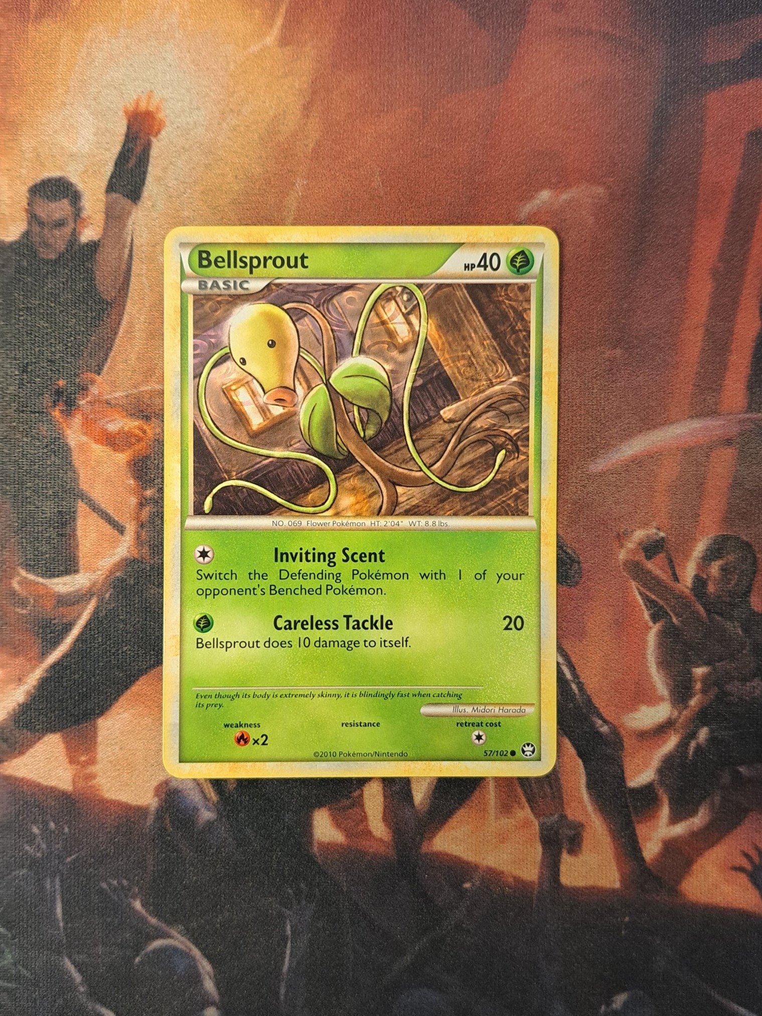 Bellsprout 57/102 HS—Triumphant Pokemonkort | Köp på Tradera (734430503)