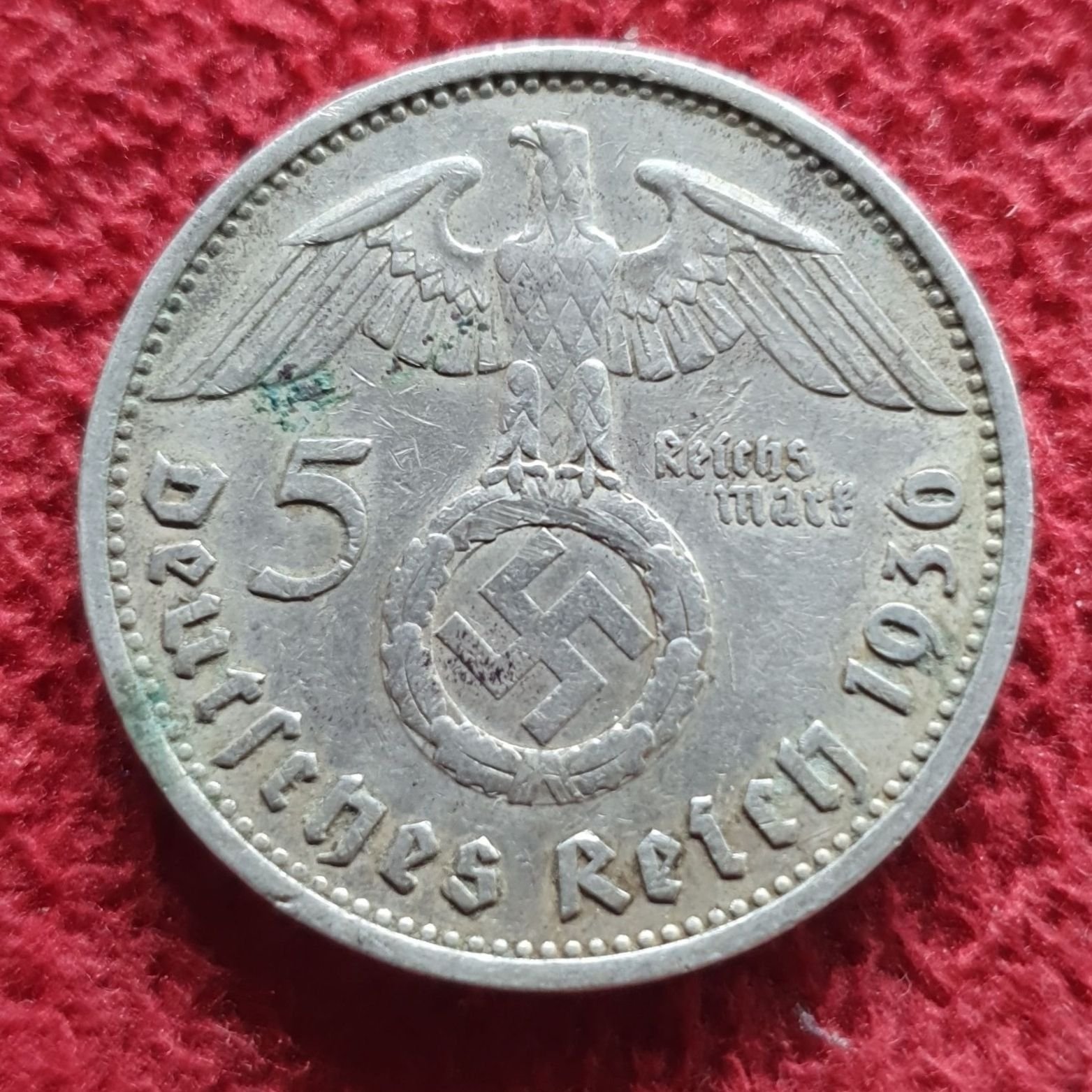 Se produkter som liknar 5 Reichsmark 1936 E WW2 Tyskl.. på Tradera ...