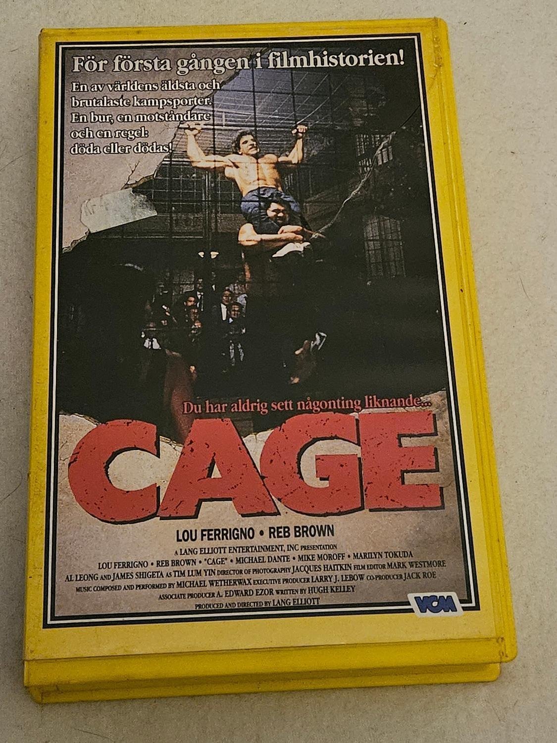 CAGE - LOU FERRIGNO ,.EX RENTAL. Äldre Hyrfilm. | Köp på Tradera ...
