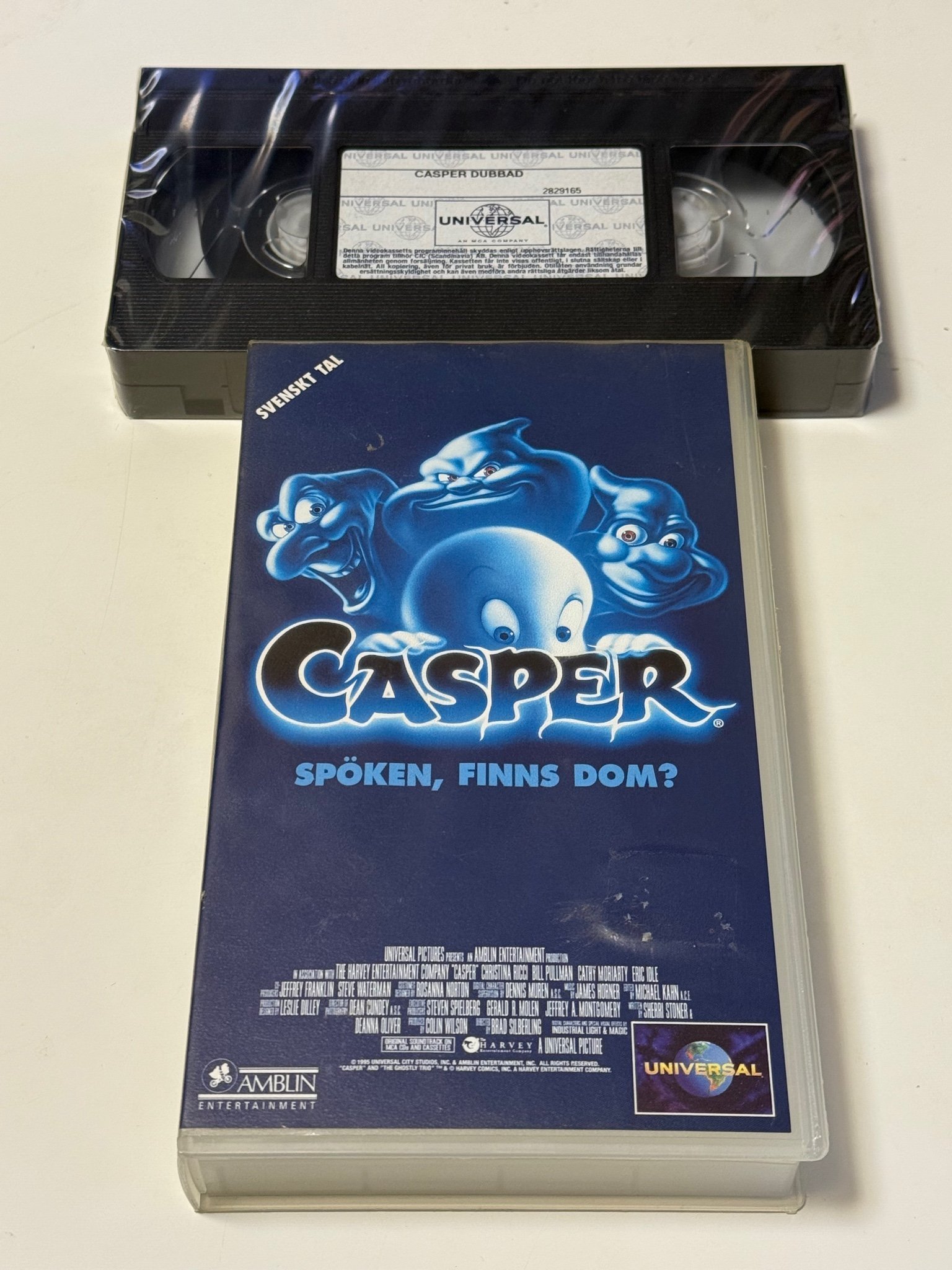 Casper - Spöken, finns dom? 1995 VHS (Inplastad.. | Köp på Tradera ...