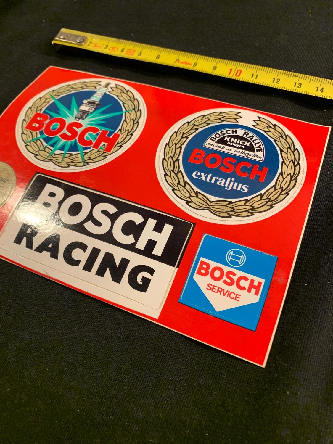 BOSCH Racing - 5 dekaler på vykort - reklam | Köp på Tradera (580424717)