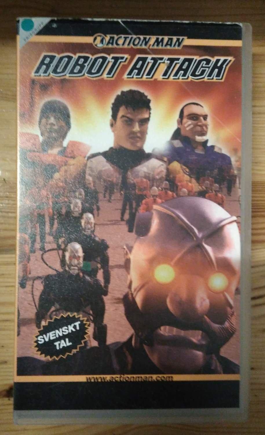 Action Man - Robot Attack, VHS. Svenskt tal | Köp på Tradera (619965782)