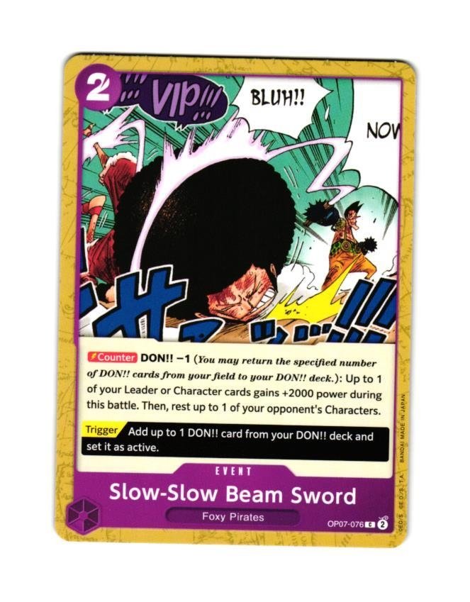 Slow Slow Beam Sword Common OP0.. | Köp från RaCardShop på Tradera ...