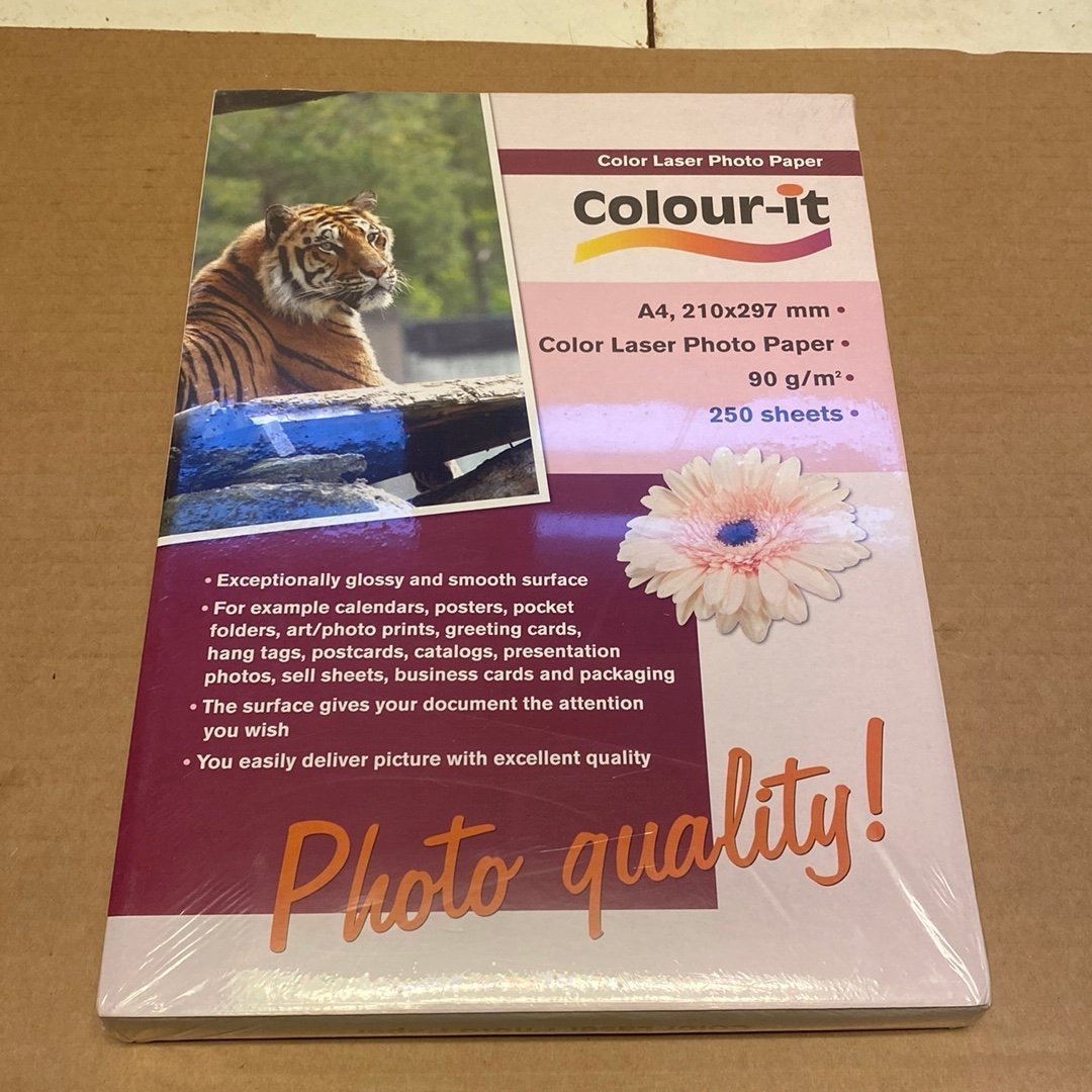 Colour-it Color Laser Fotopapper | Köp på Tradera (708131464)