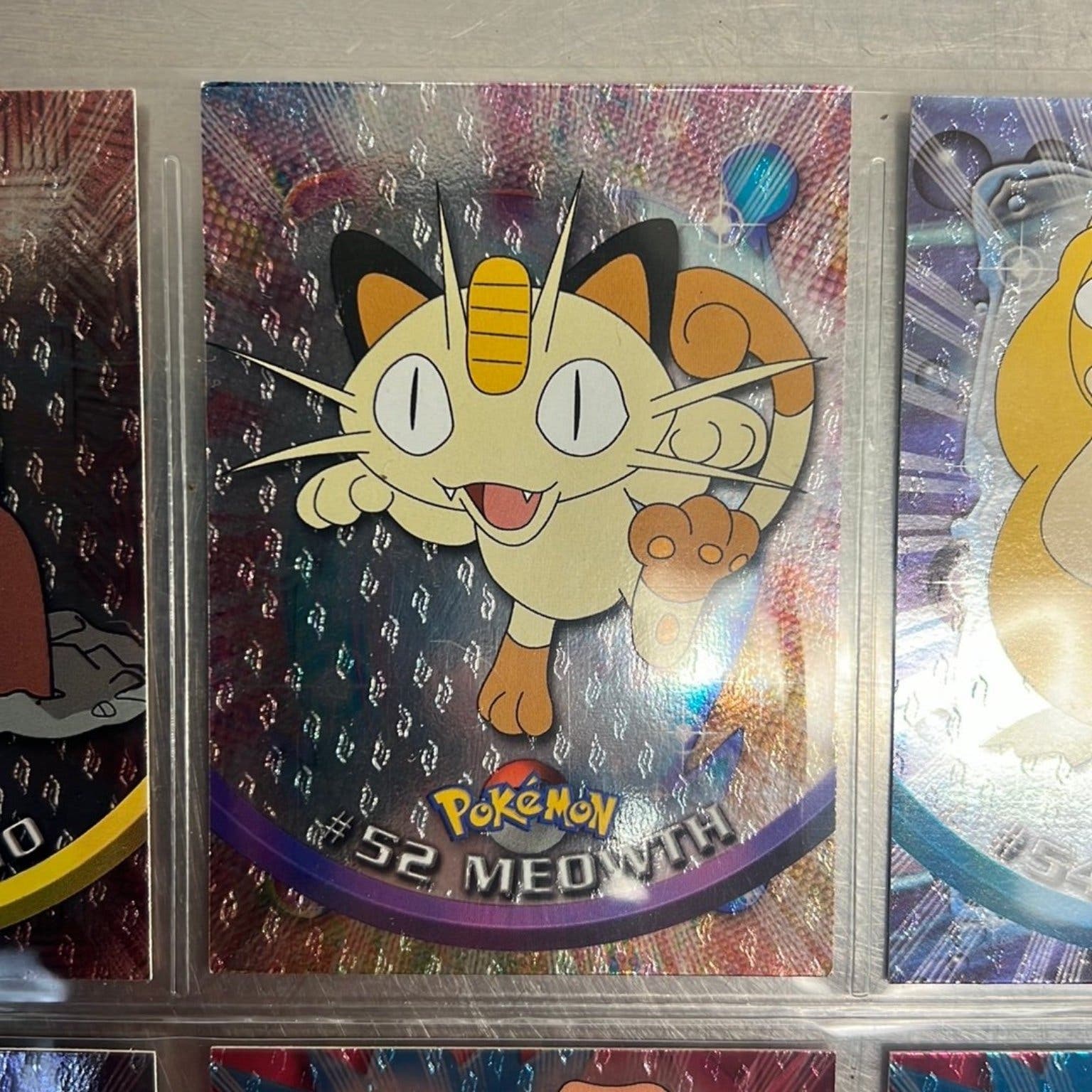 #52 Meowth Foil Holo 1999 Topps Pokemon TV | Köp på Tradera (649558918)