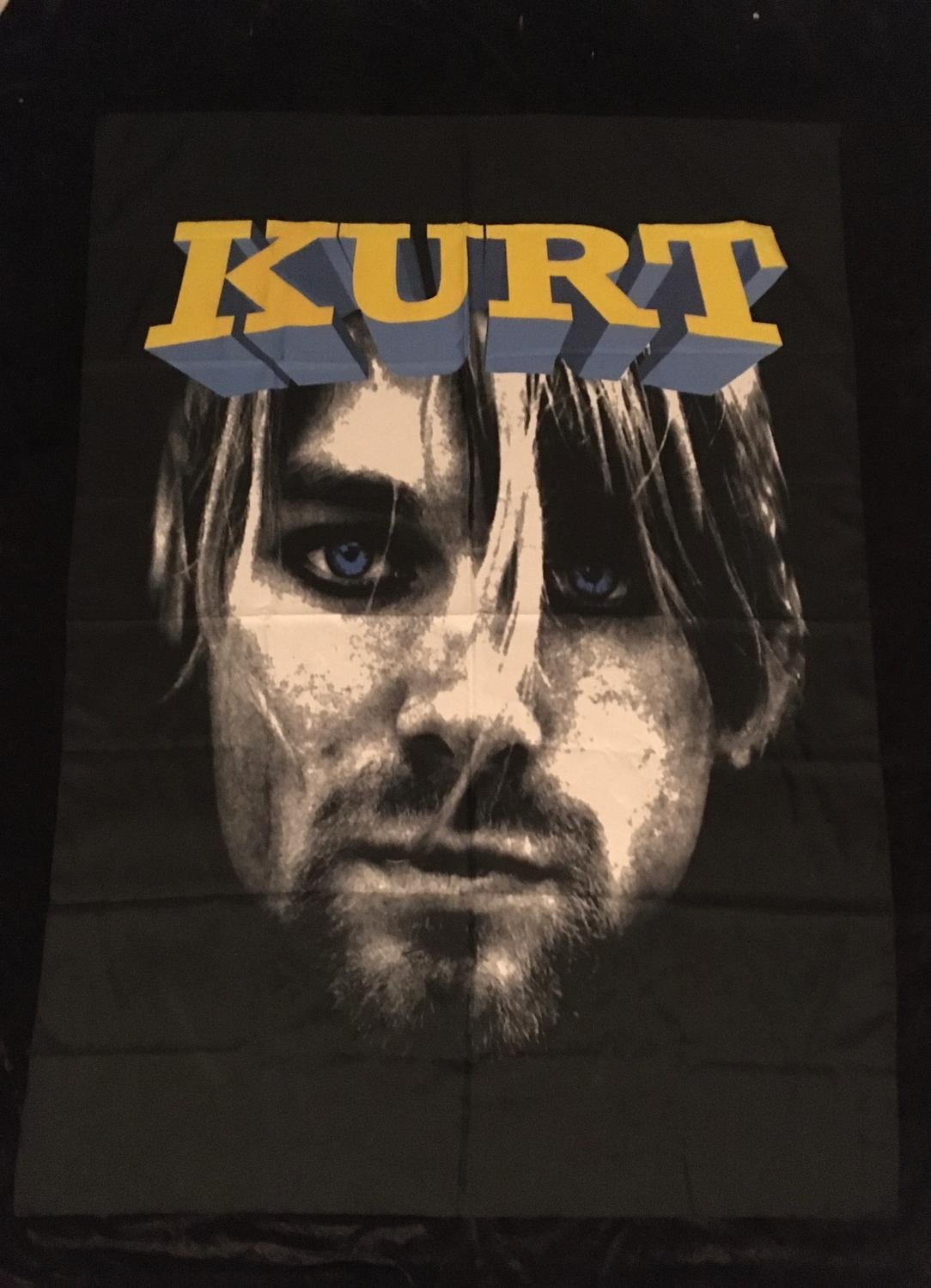 NIRVANA - Kurt Cobain (face blue eyes) gammal p.. | Köp på Tradera ...