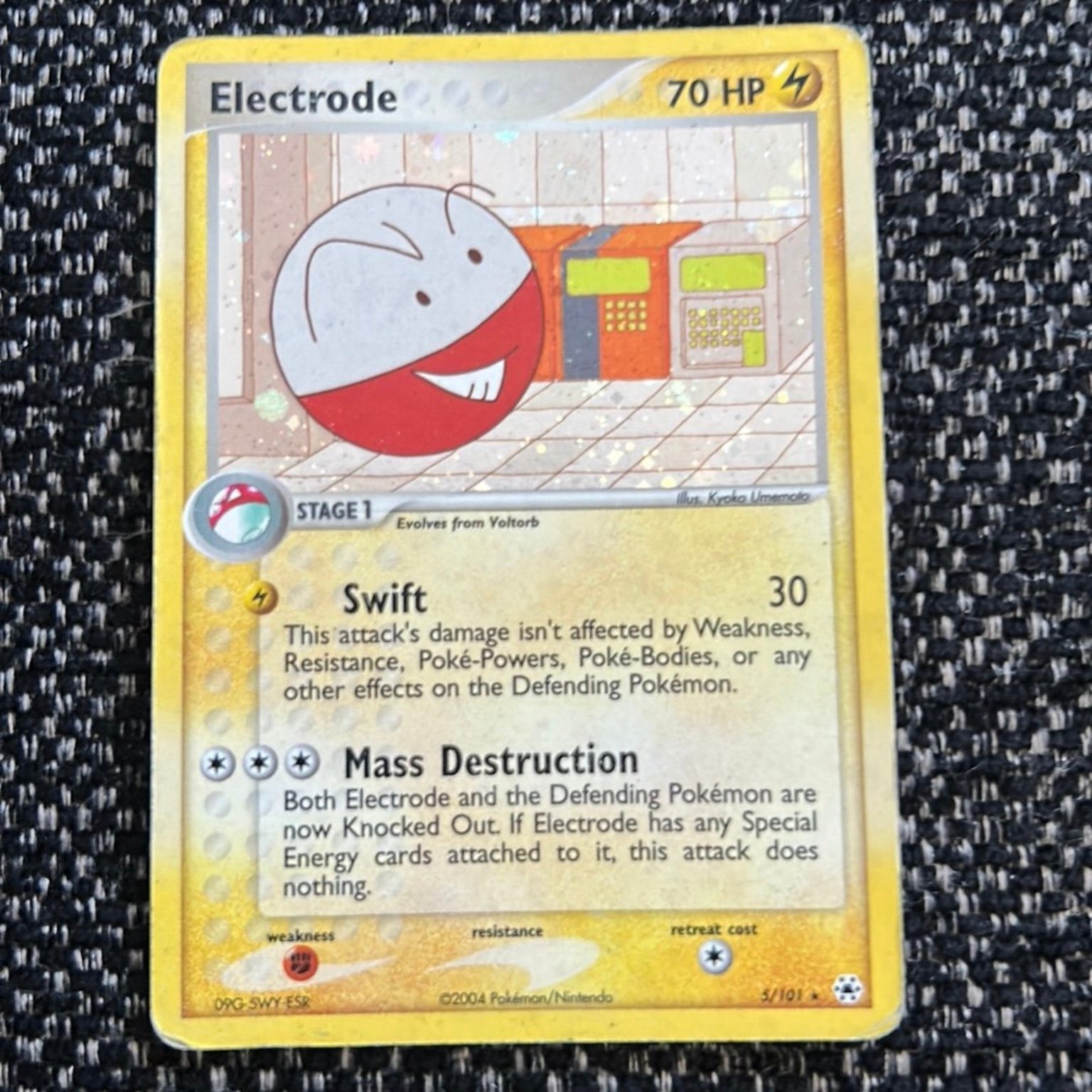 Electrode 5/101 Holo EX Hidden Legends Pokemon .. | Köp på Tradera ...