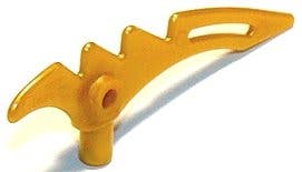 BEGAGNAD Pearl Gold Minifigure, Weapon Crescent.. | Köp på Tradera ...