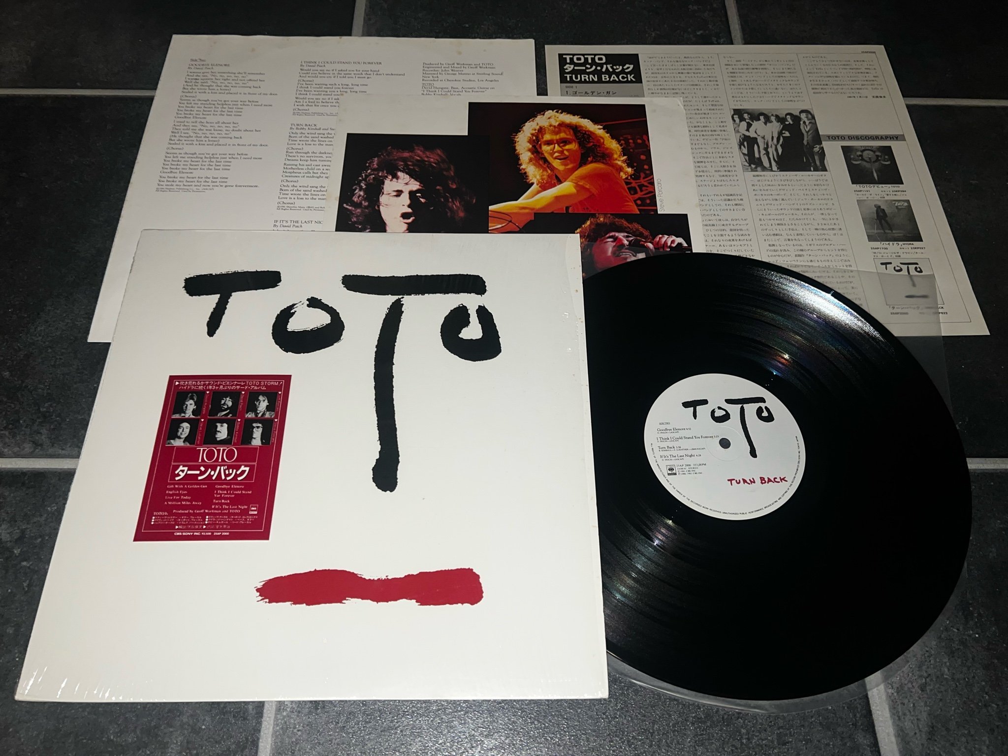 Toto - Turn Back Japan Press Obi Lyrics Poster .. | Köp på Tradera ...