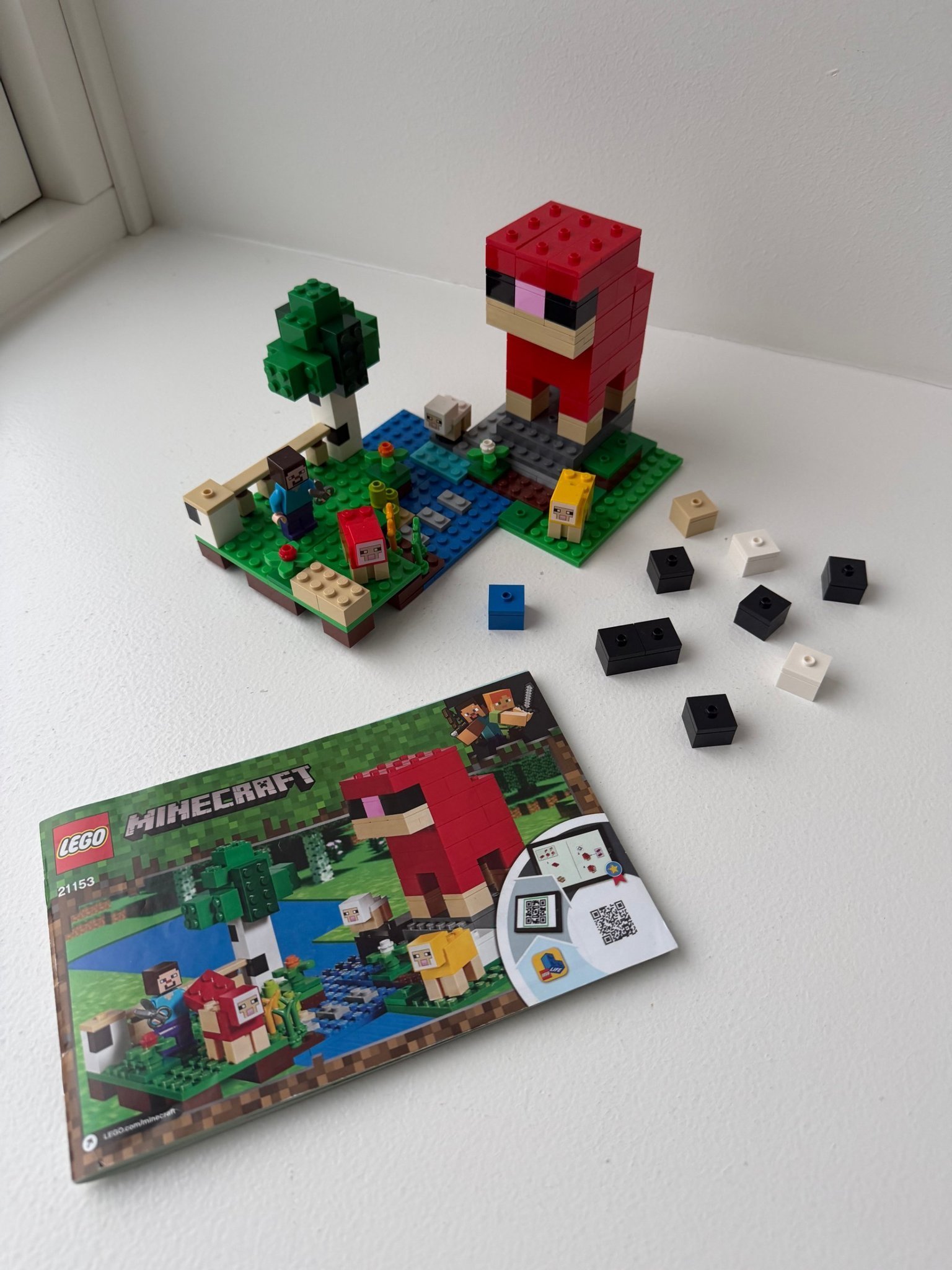 LEGO Minecraft The Wool Farm, Fårfarmen, Ullfar.. | Köp på Tradera ...