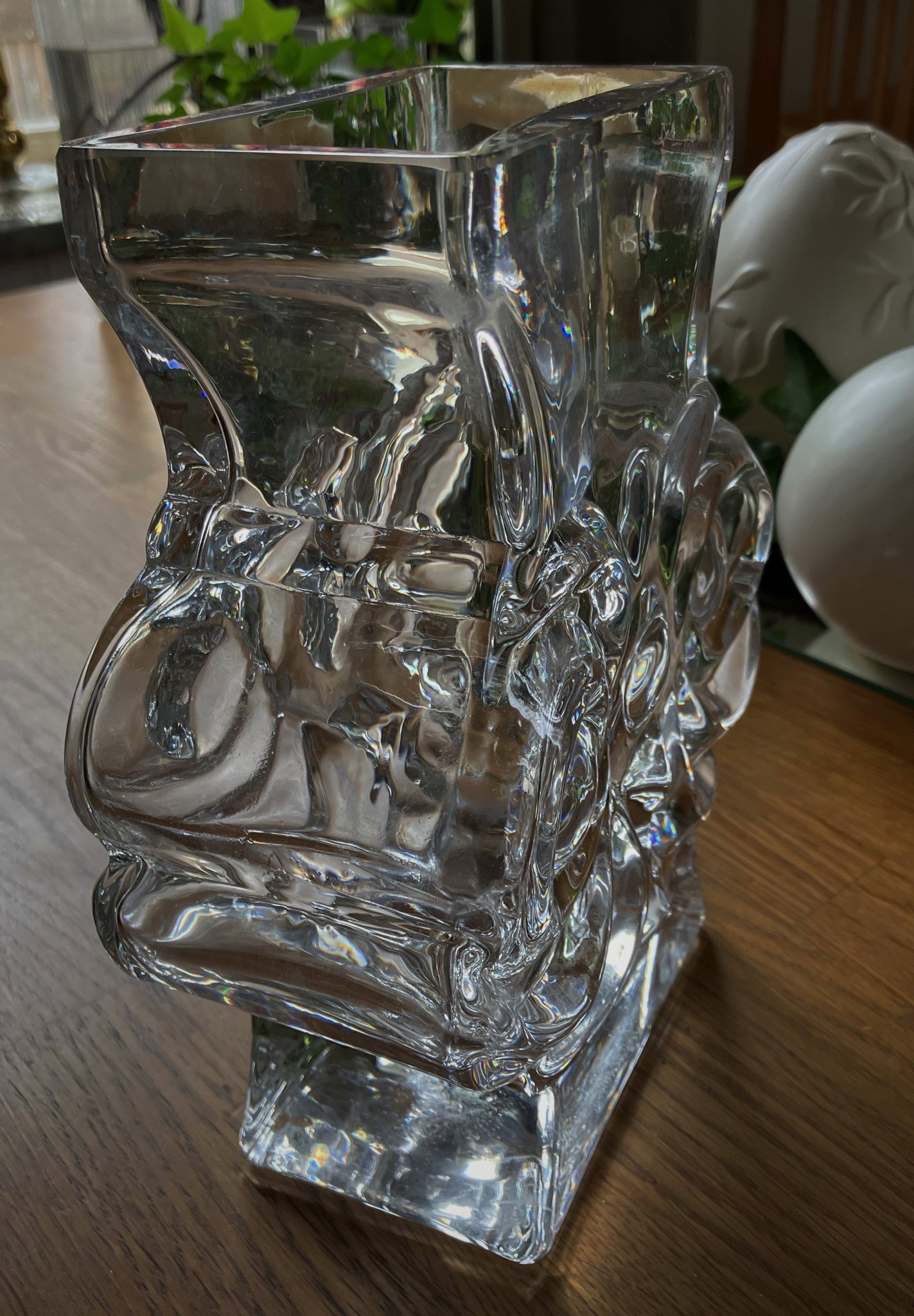 Kristall Vas H 22 cm Design Lars Hellsten Skruf.. | Köp på Tradera ...