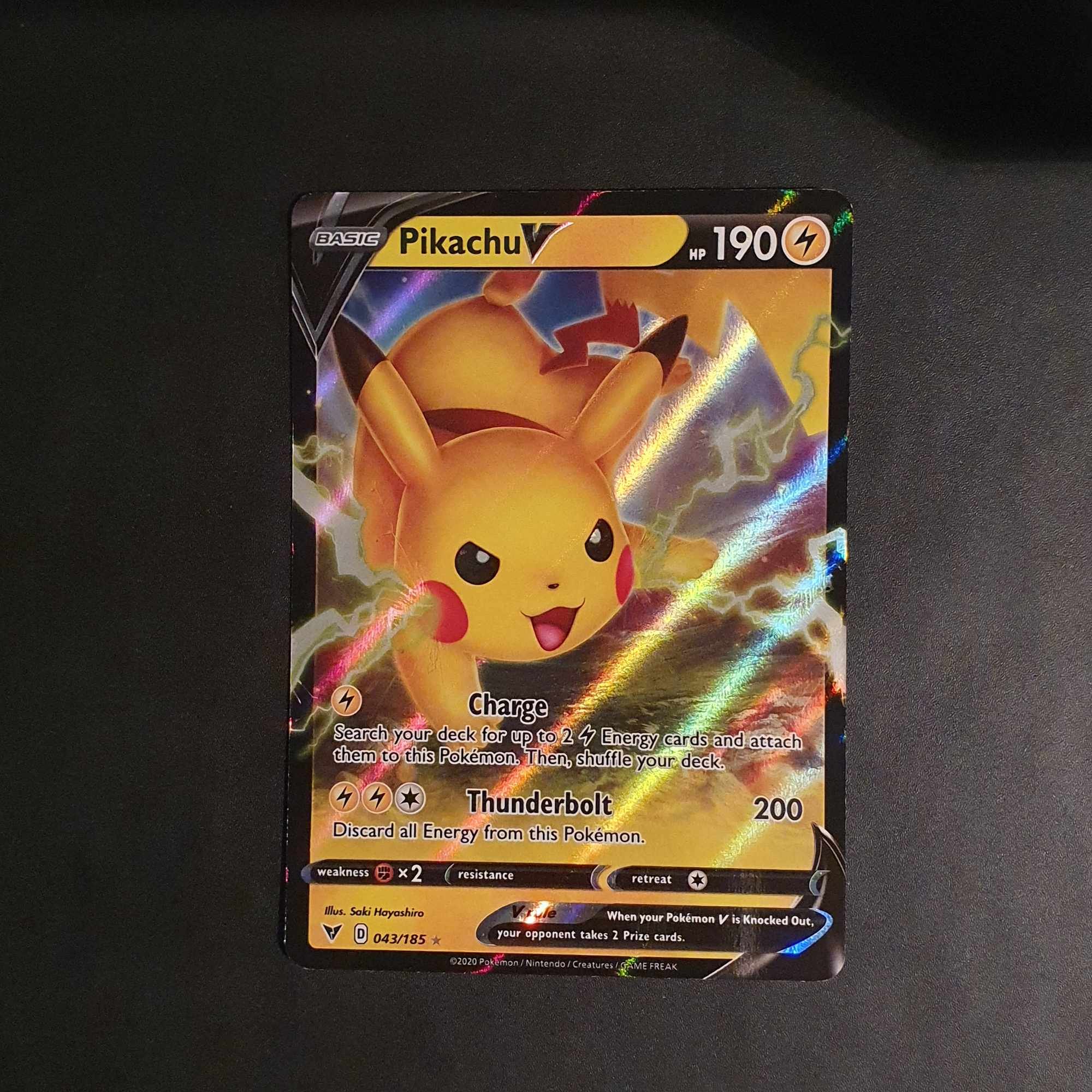 Se produkter som liknar Pokemon Pikachu V 043/185 Viv.. på Tradera ...