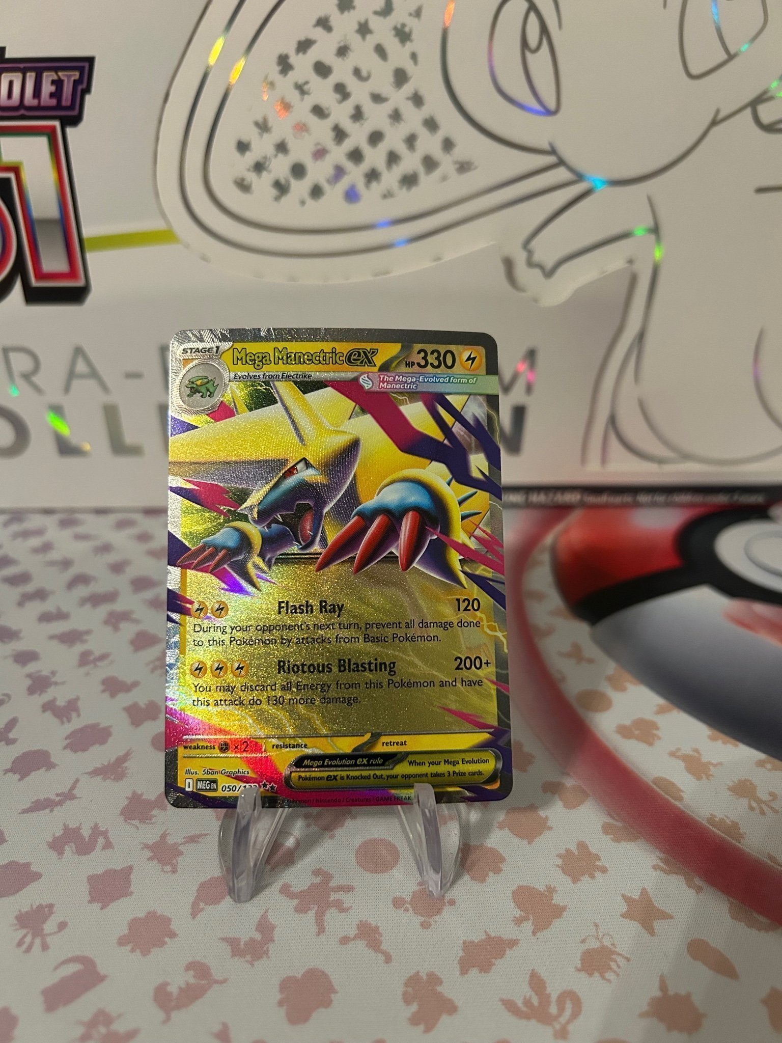 Pokémon kort - Mega Manectric EX 050/132 - Mega.. | Köp på Tradera ...