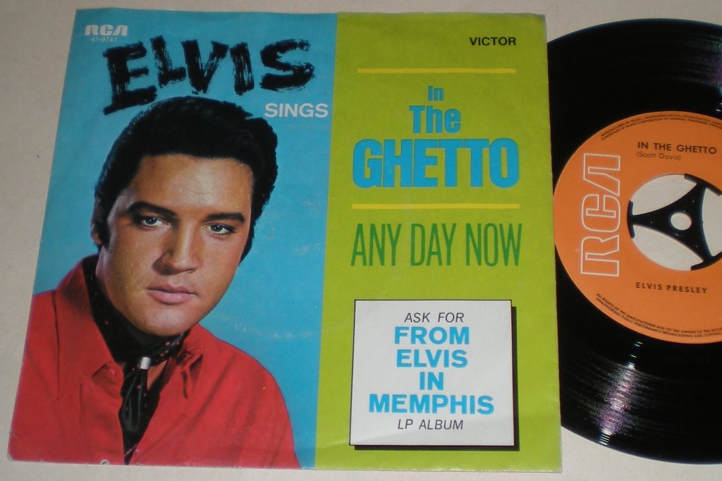 Elvis Presley 45 Ps In The Ghetto 1969 Vg 335217648 ᐈ Gntallis På
