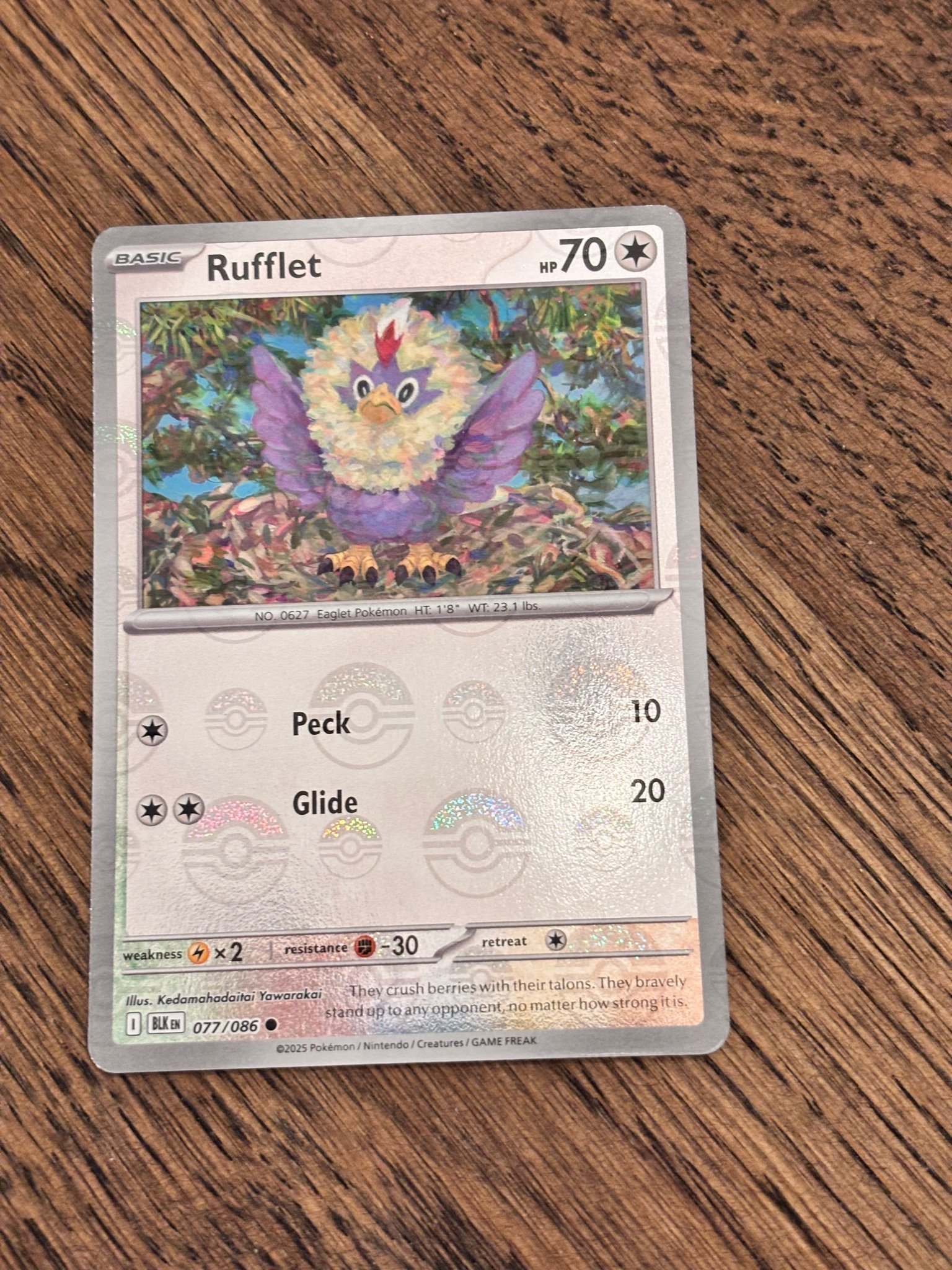 Se produkter som liknar Pokémon Card Rufflet 077/086 .. på Tradera ...