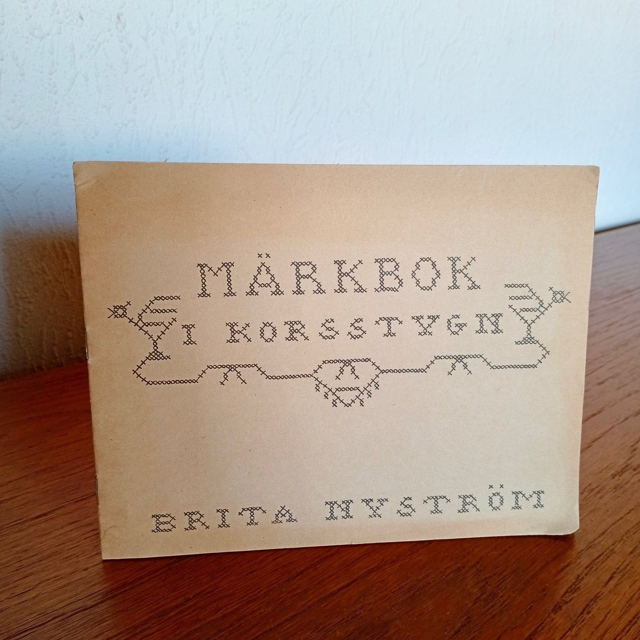 Vintage Märkbok - Broderi Hantverk Hemslöjd 40 .. | Köp på Tradera ...