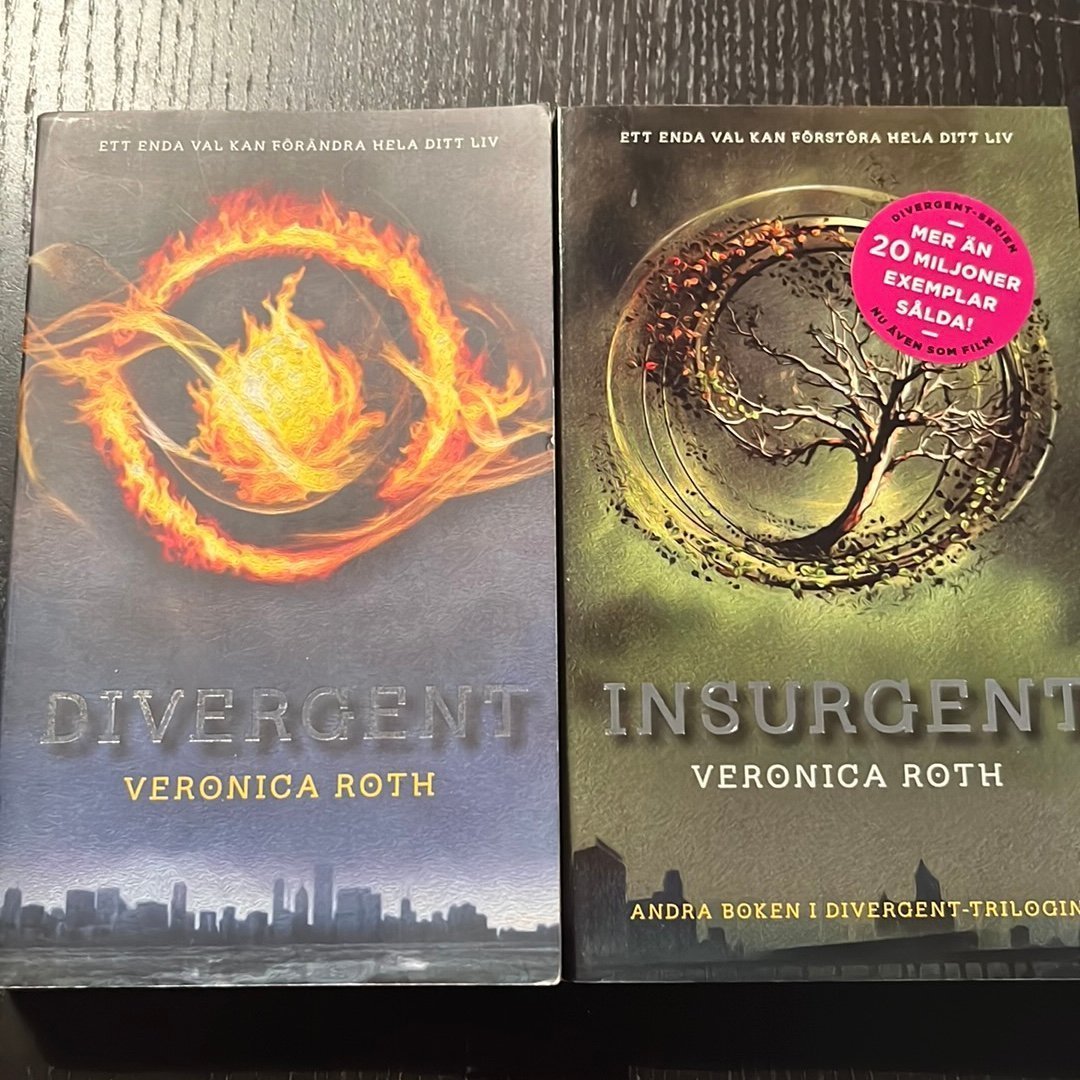 Divergent och Insurgent av Veronica Roth | Köp på Tradera (692436089)