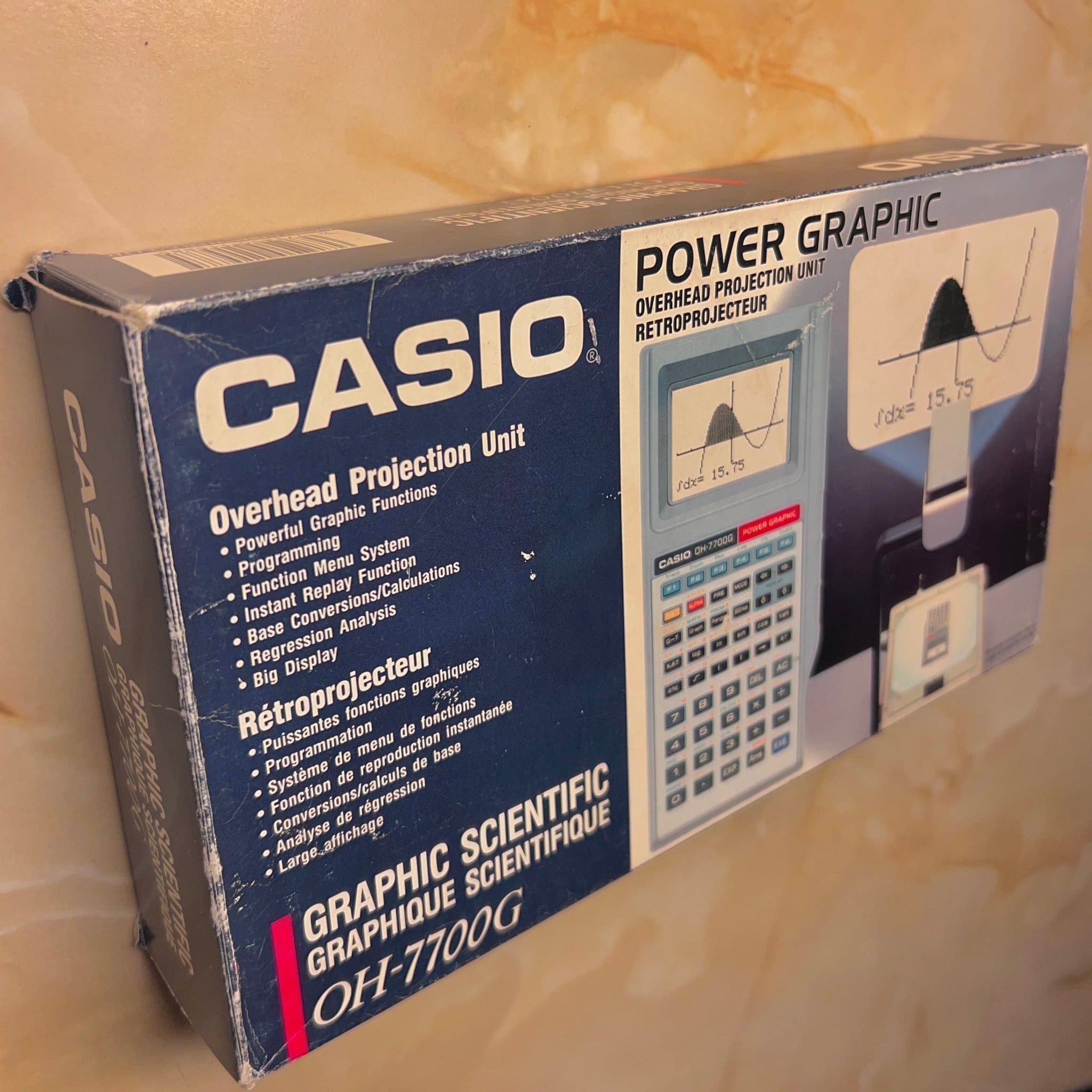 Se produkter som liknar Casio OH-7700G Power Graphic .. på Tradera ...