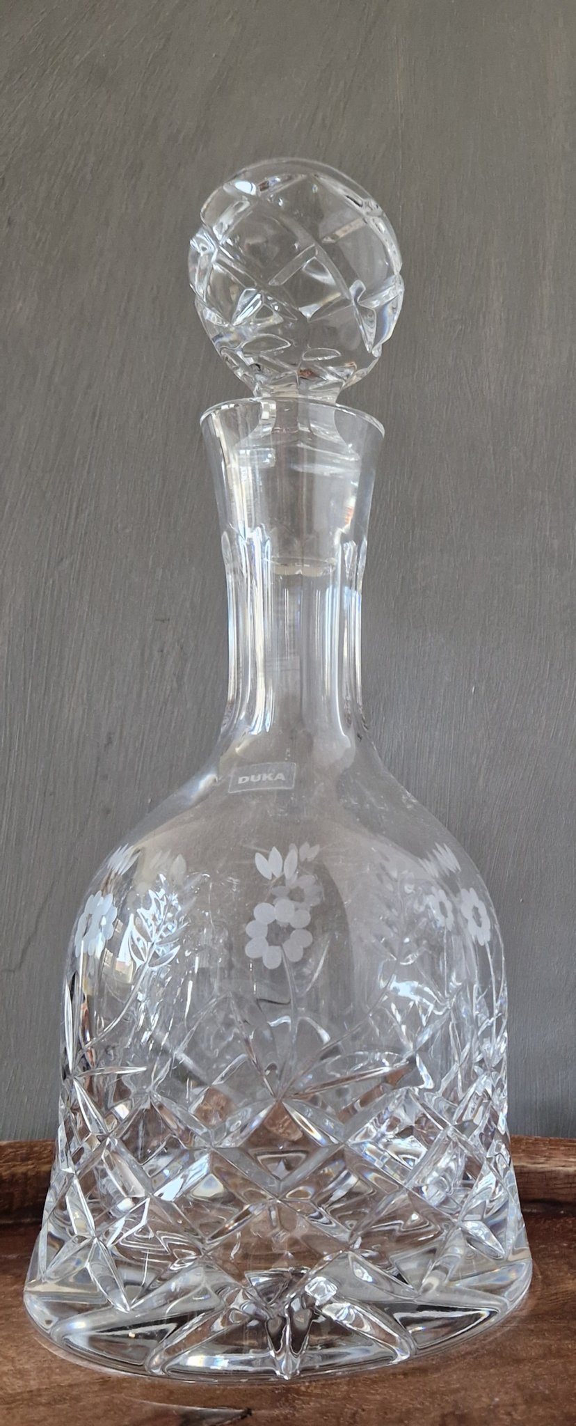 Whiskey // konjak karaff Haga Kristall Duka | Köp på Tradera (572489208)
