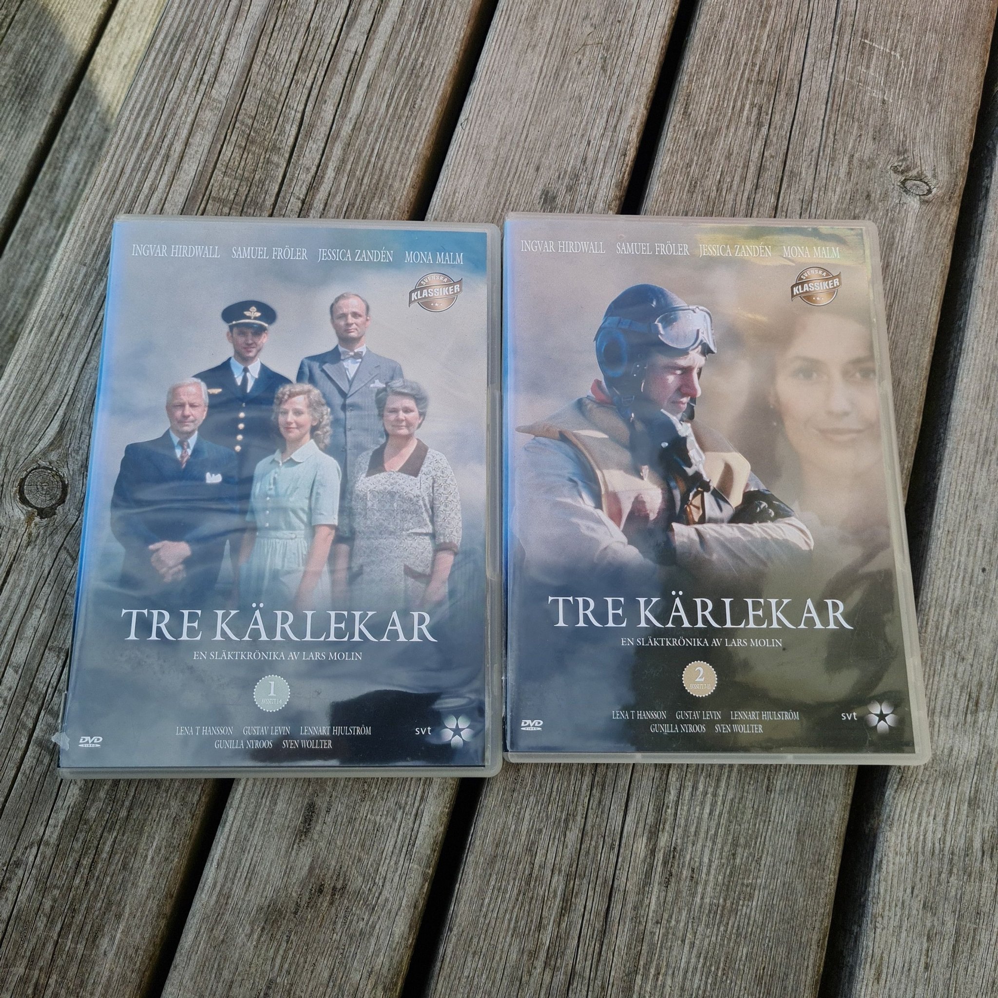 Tre Kärlekar av Lars Molin, 2 DVD-boxar avsnitt.. | Köp på Tradera (706922848)