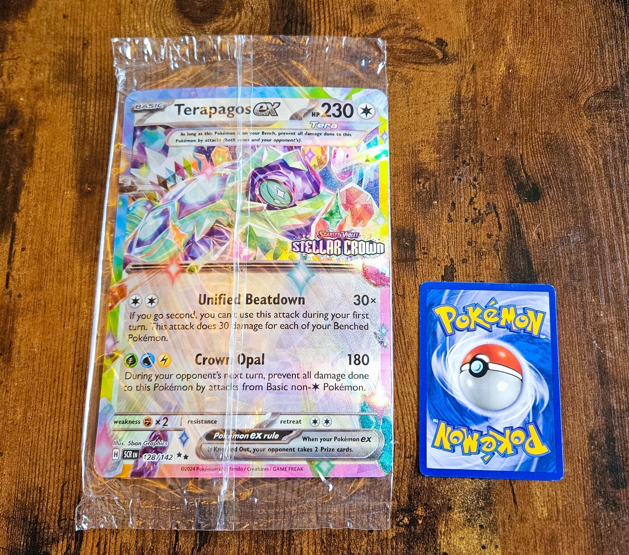 Pokemon Jumbokort - Terapagos EX Big Size Jumbo.. | Köp på Tradera ...