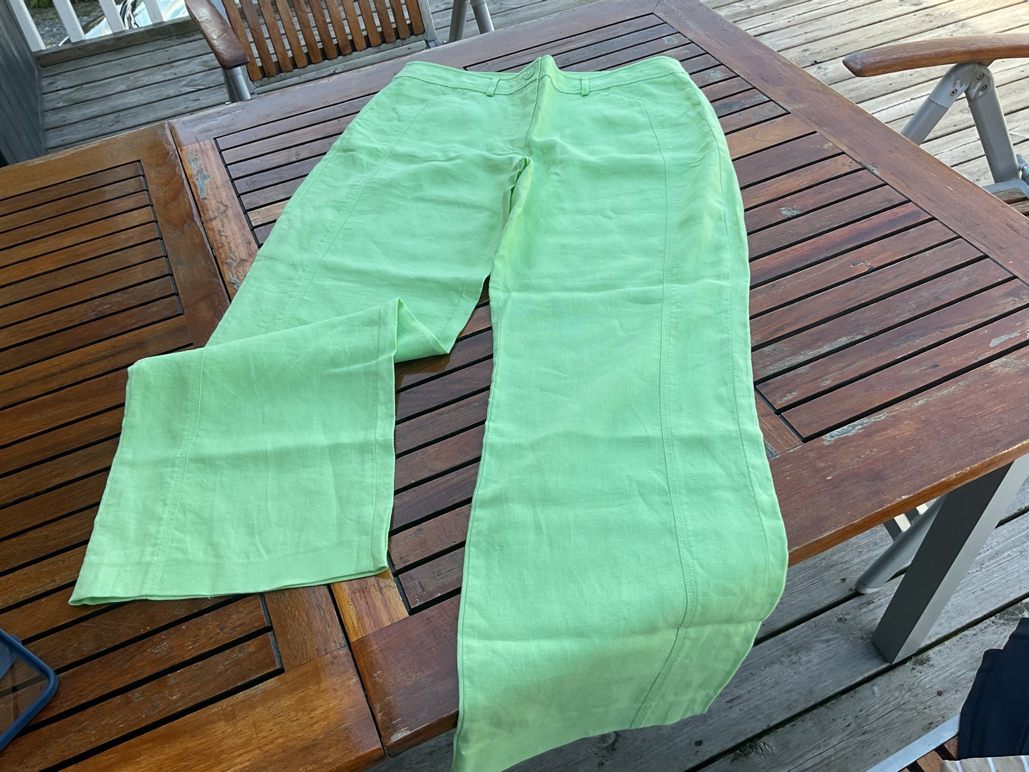 Gröna byxor taifun stl 42 linnebyxor | Köp på Tradera (701786231)