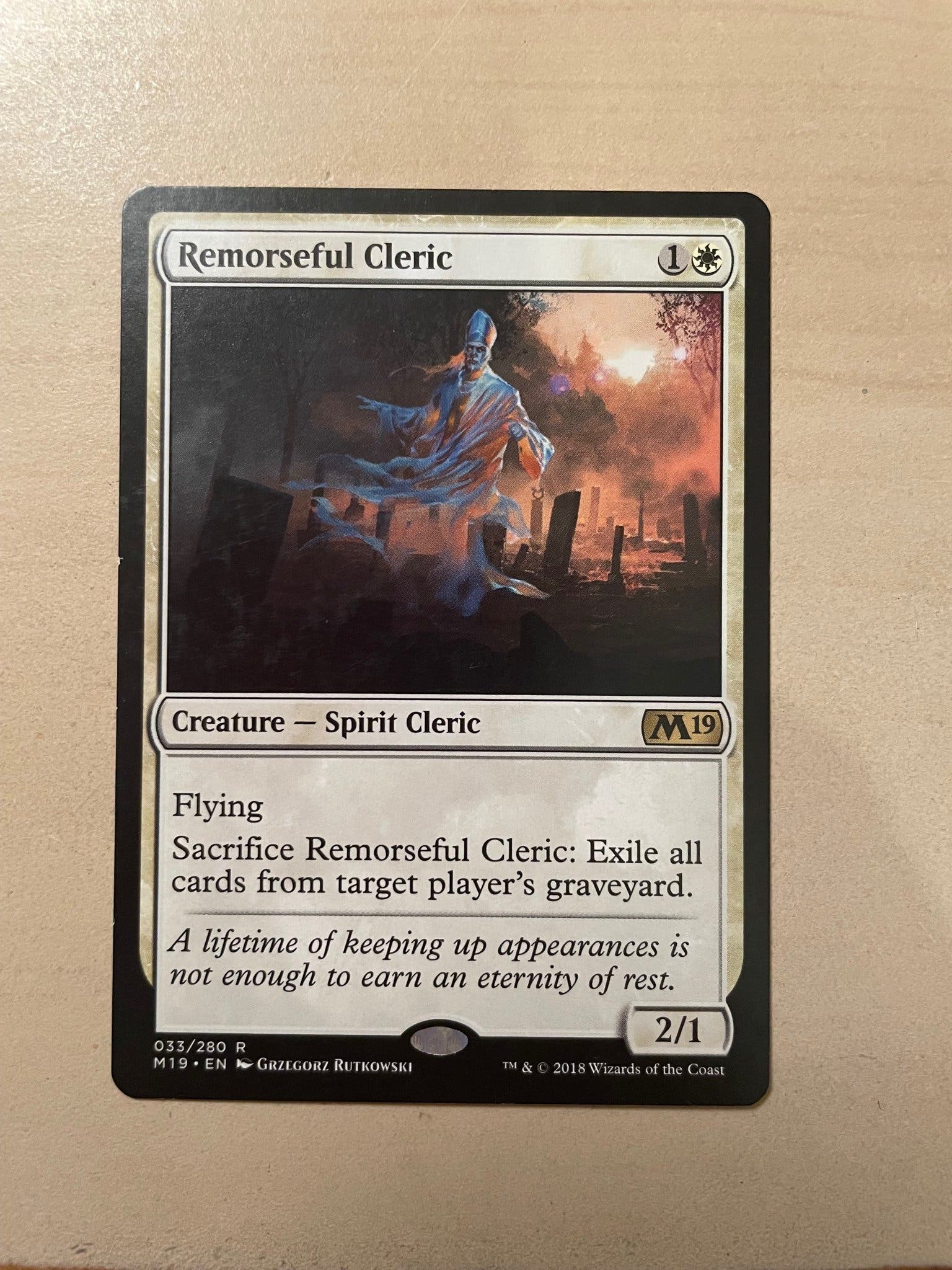 Magic The Gathering - Remorseful Cleric 2stycke.. | Köp på Tradera ...