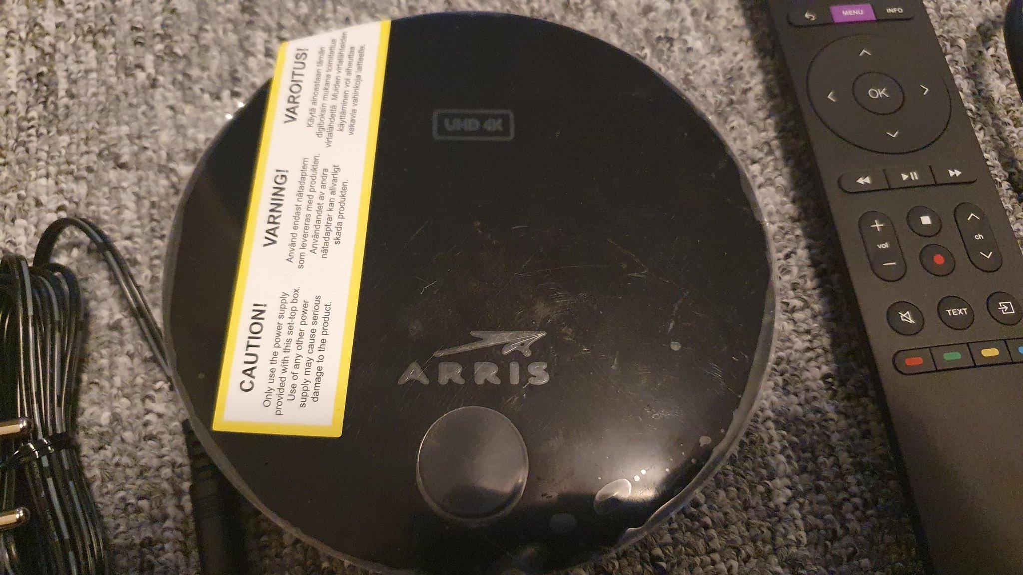 TV-box Telia Arris Vip5305 UHD 4K | Köp på Tradera (589608739)