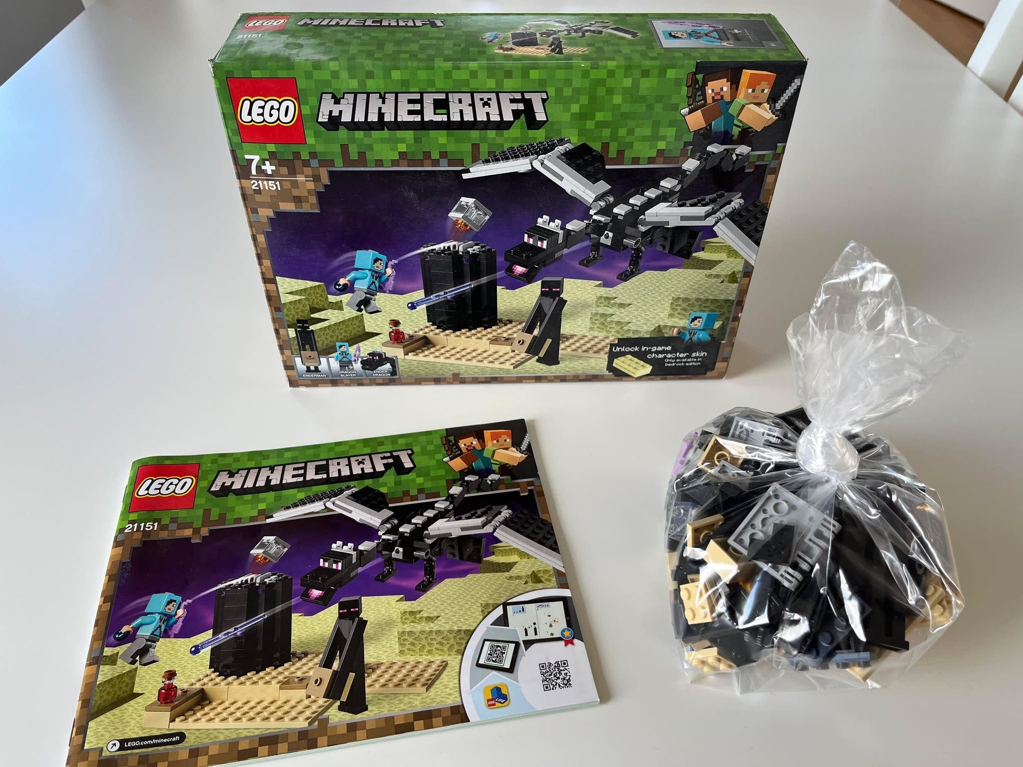 LEGO Minecraft 21151 End-striden / The End Battle | Köp på Tradera ...