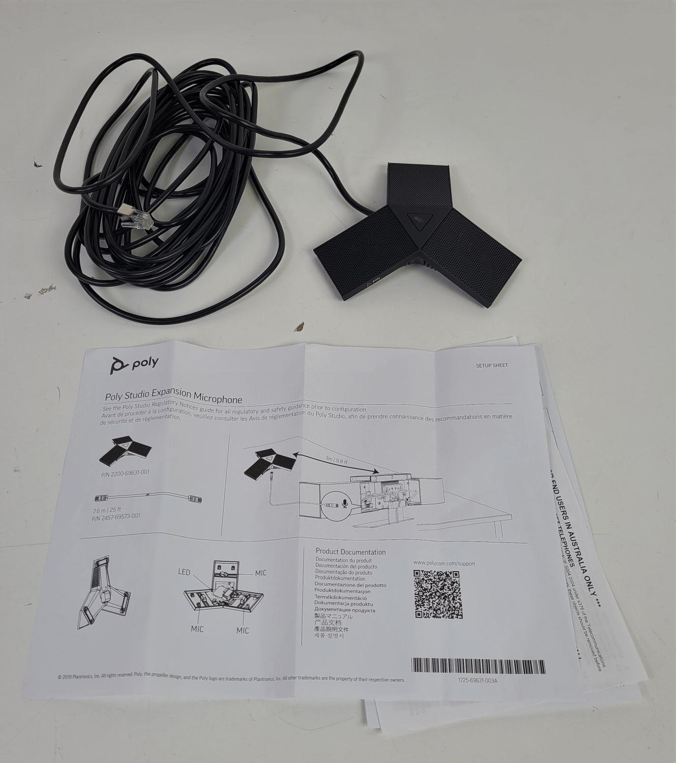 Poly Studio Expansion Microphone | Köp från Returhuset på Tradera ...