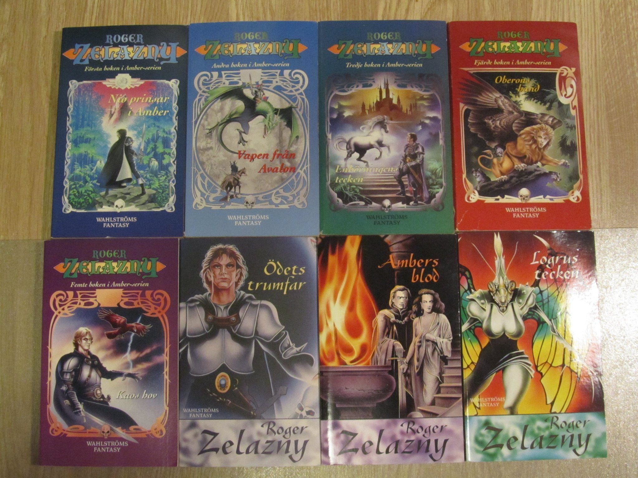 Amber-serien av Roger Zelazny 8 x pocket. | Köp på Tradera (699406155)