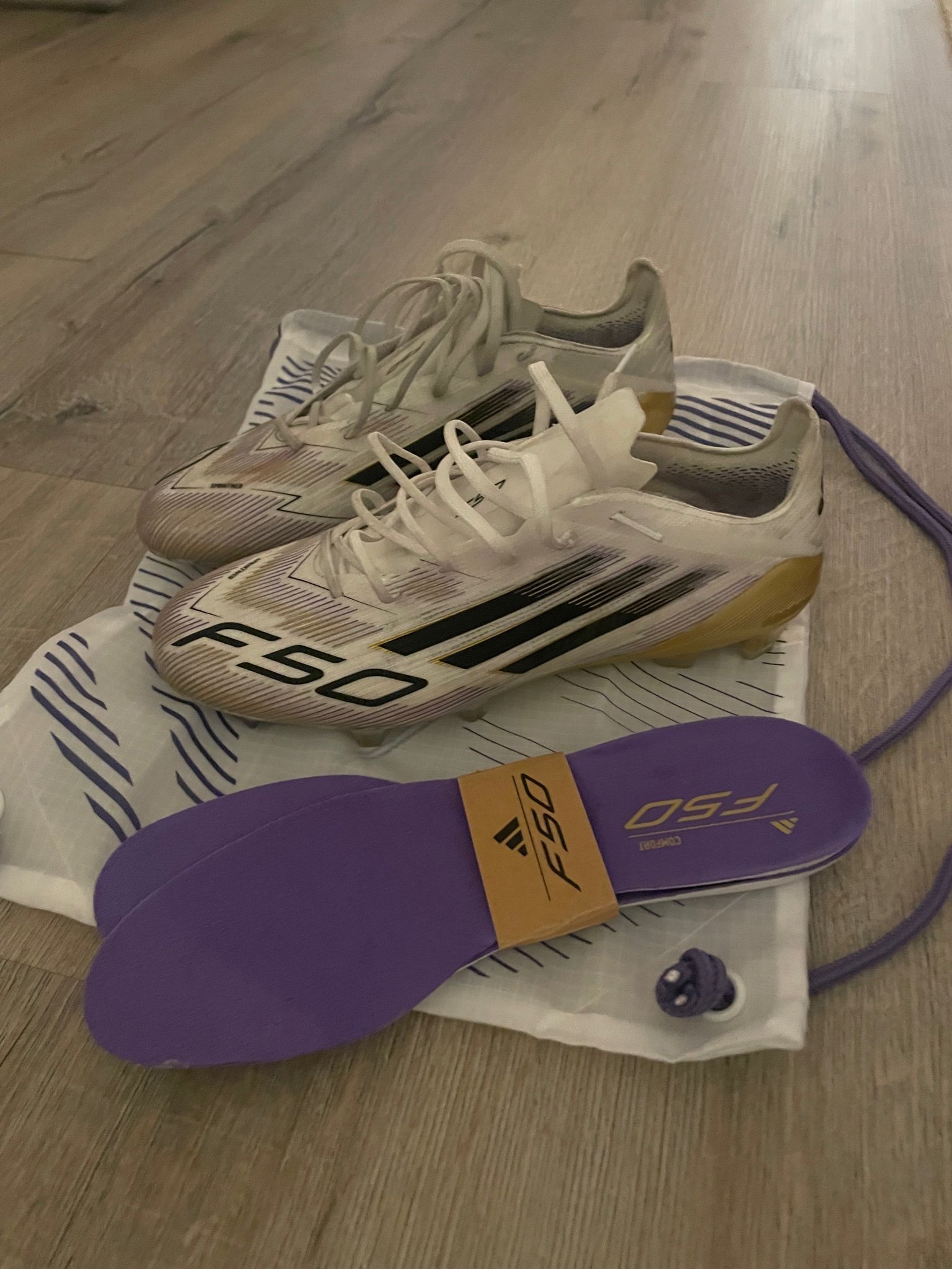 Adidas F50 Elite FG Road To Glory - Vit/Svart/G.. | Köp på Tradera ...