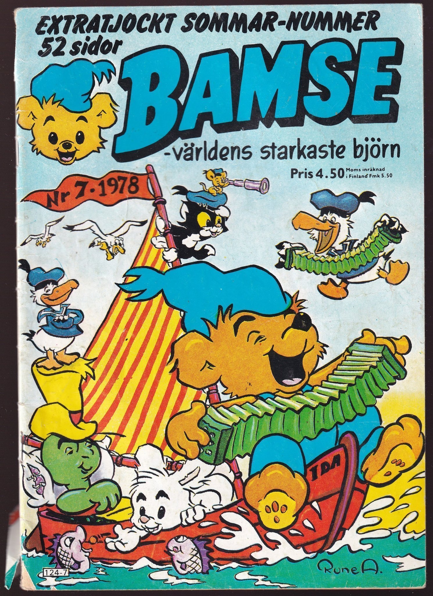 4st Bamse Världens starkaste björn Serietidning.. | Köp på Tradera (593232998)