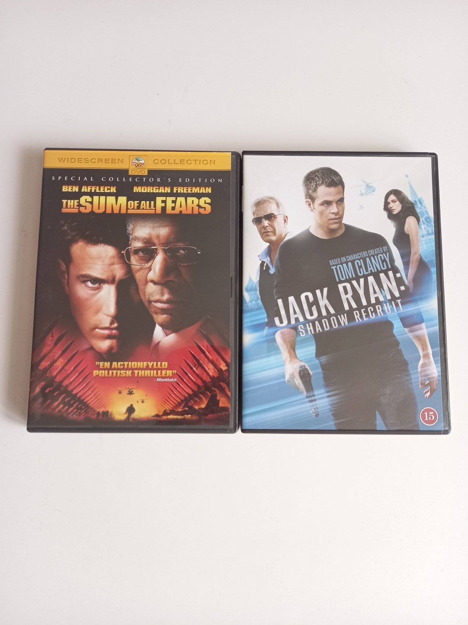 The Sum Of All Fears & Jack Ryan Shadow Recruit | Köp på Tradera ...