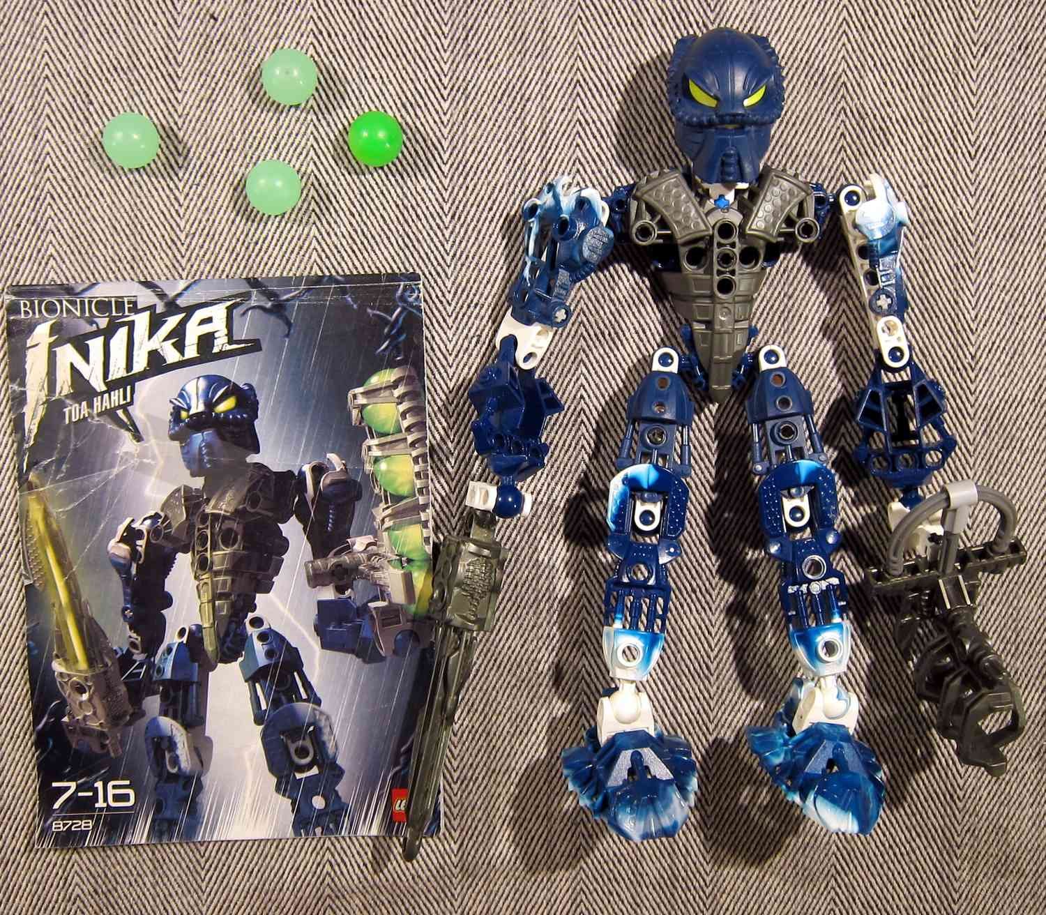LEGO Toa Hahli BIONICLE: Toa Inika Item No: 8728 | Köp på Tradera ...