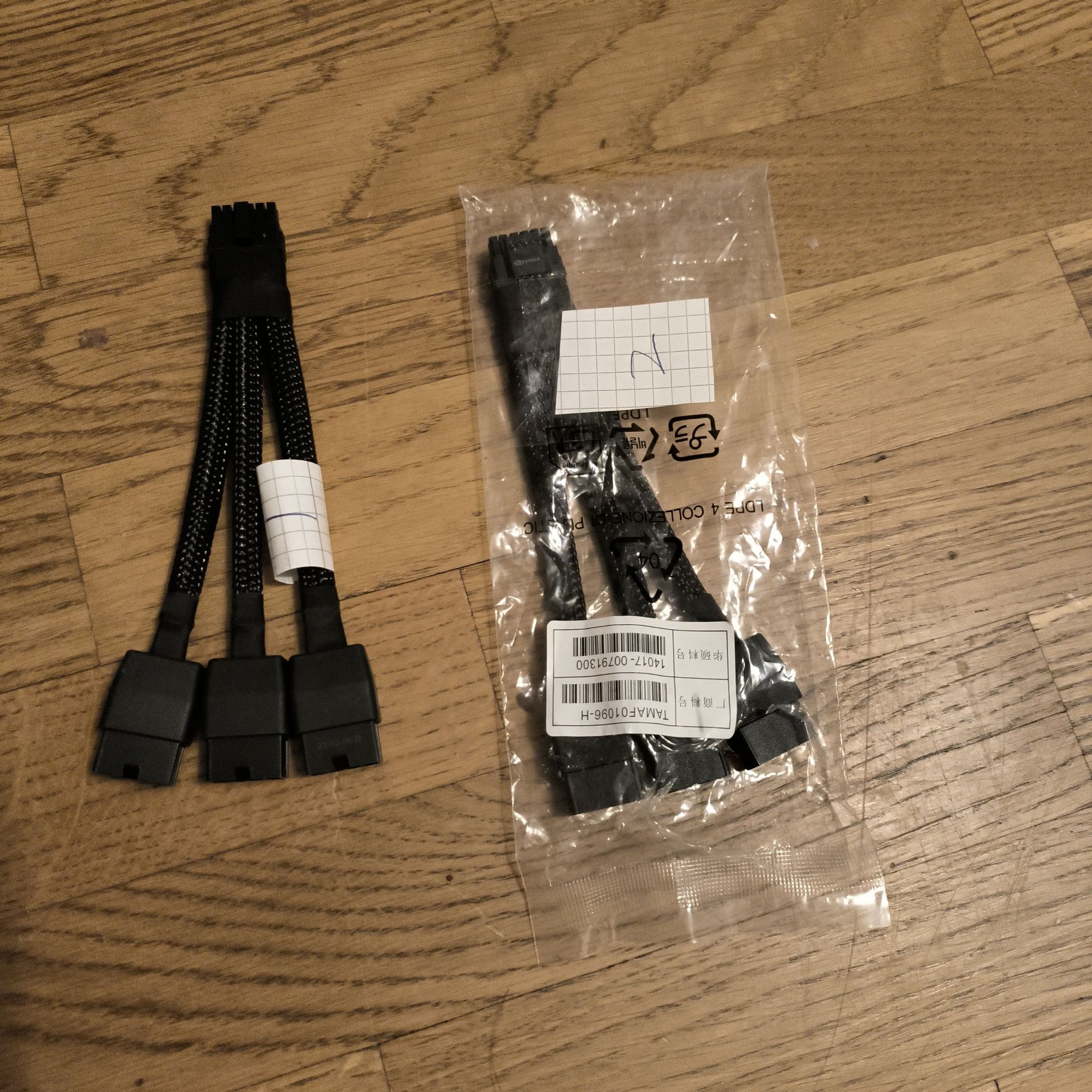 Nvidia 3x8 Pin to 12+4 Pin 12VHPWR GPU Power Ca.. | Köp på Tradera ...