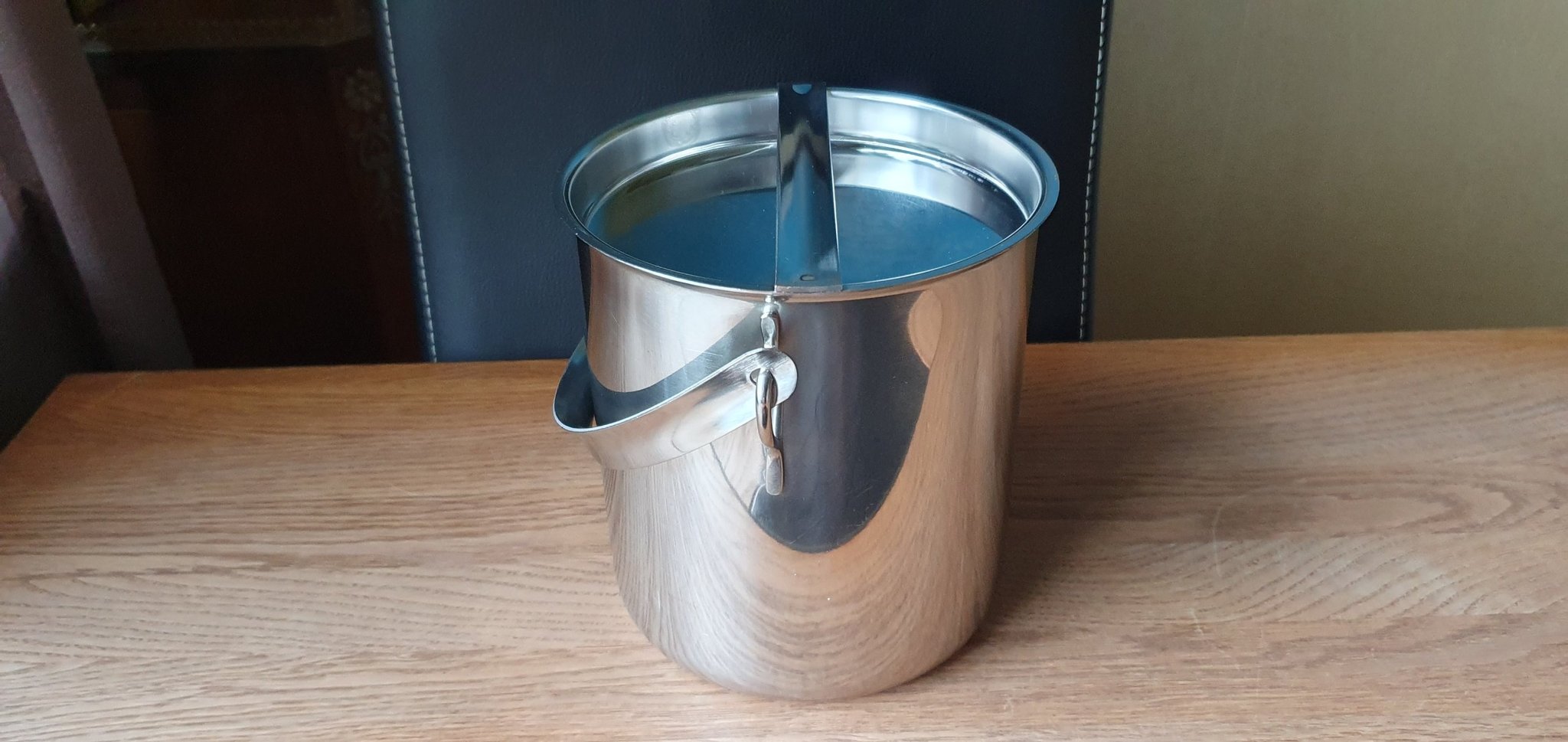 Vintage Hink Mjölkhink 2L Rostfritt Stål 16 cm .. | Köp på Tradera ...