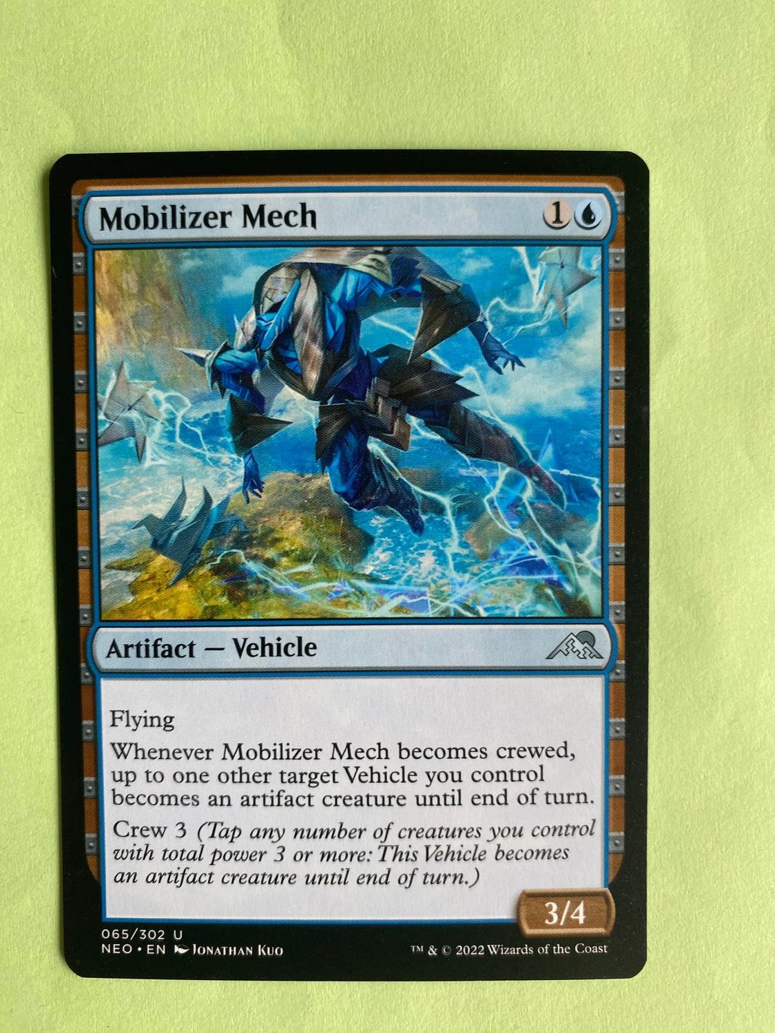 Mobilizer Mech Kamigawa: Neon .. | Köp från Cardmaniacs på Tradera ...