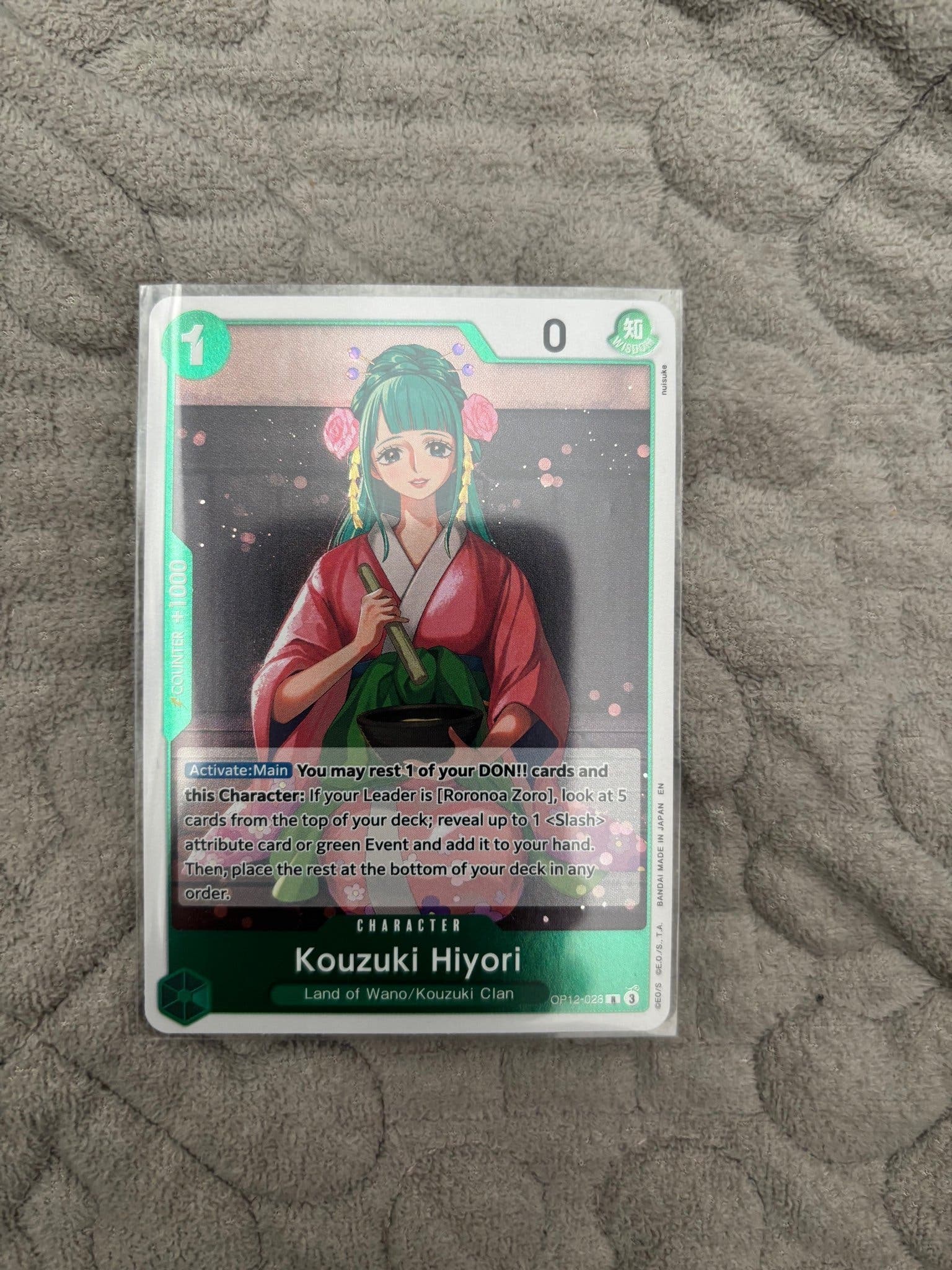 One Piece Card Game - Kouzuki Hiyori OP01-028 | Köp på Tradera (713936823)