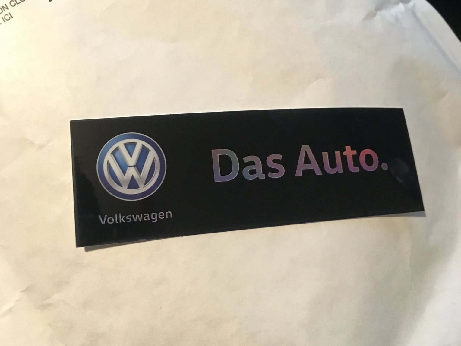 Se produkter som liknar Volkswagen Das Auto sticker på Tradera (685351478)