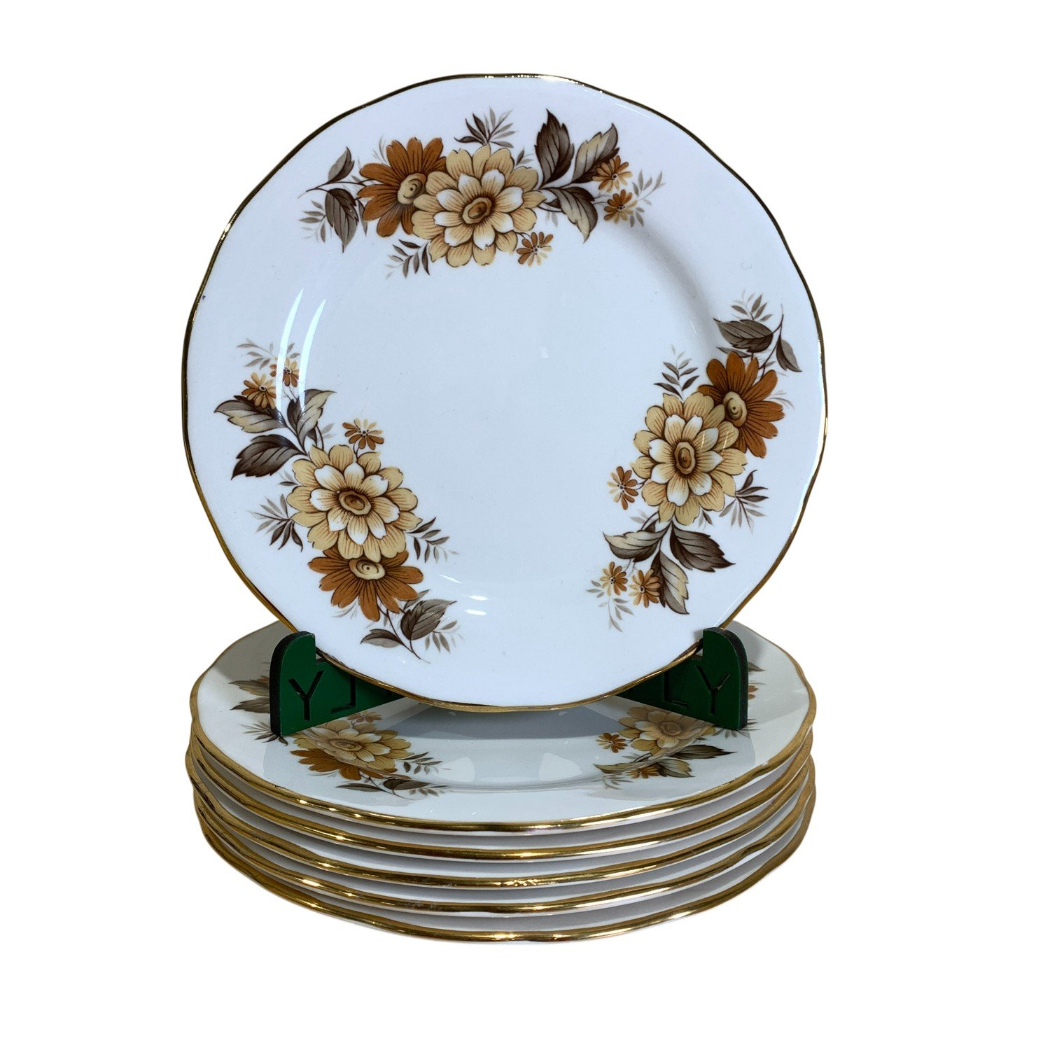 Queen Anne Bone China 6 st Assiette.. | Köp från Footly på Tradera ...