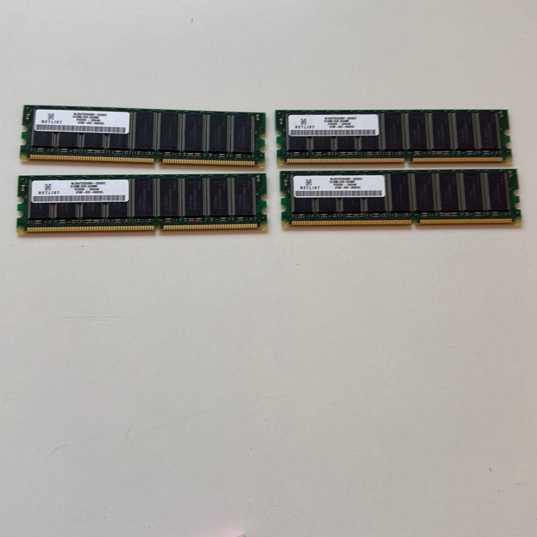 4x 512MB DDR PC2100 ECC RAM-minnen | Köp på Tradera (733726021)