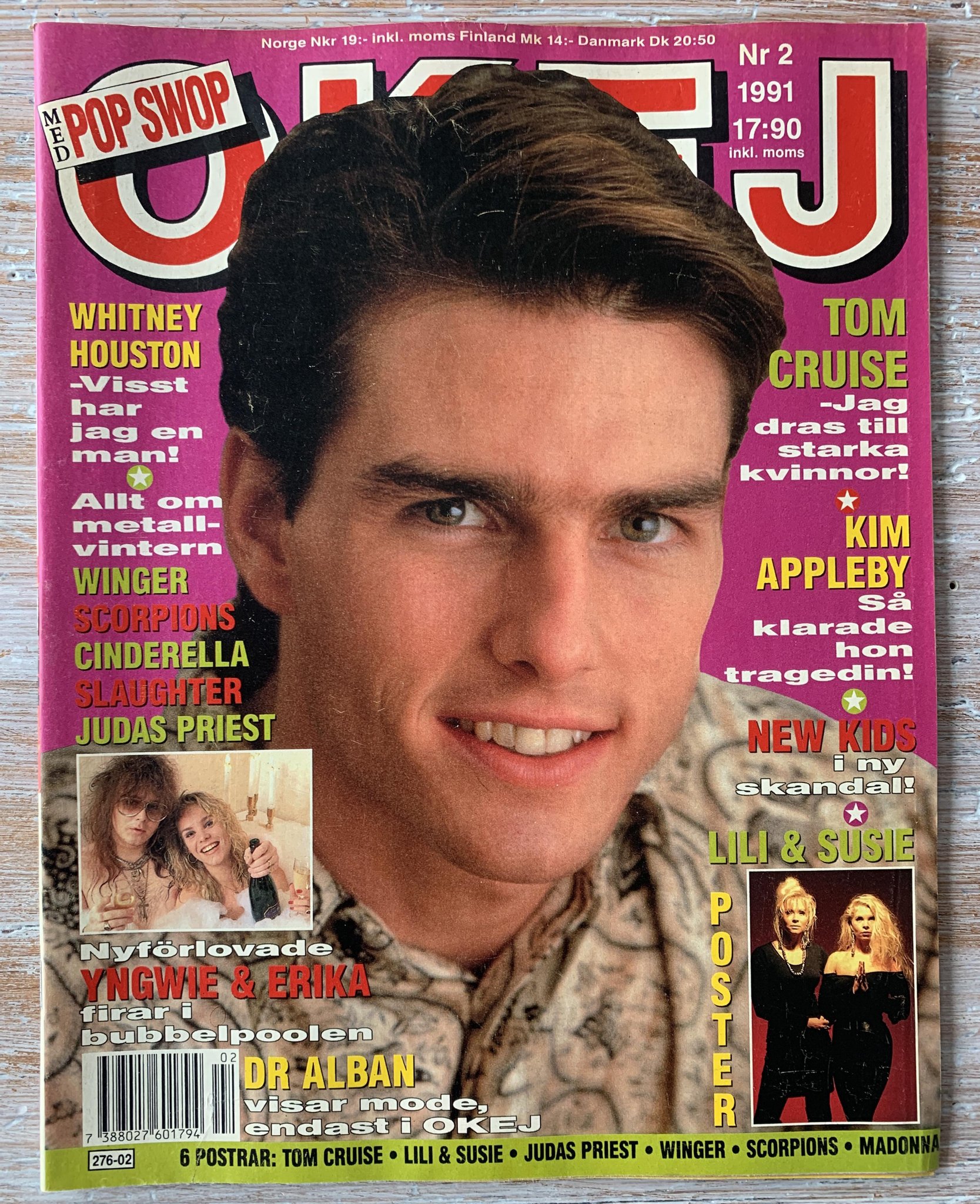 OKEJ - Nr 2 1991 - Yngwie Malmsteen, Pernilla, .. | Köp på Tradera ...