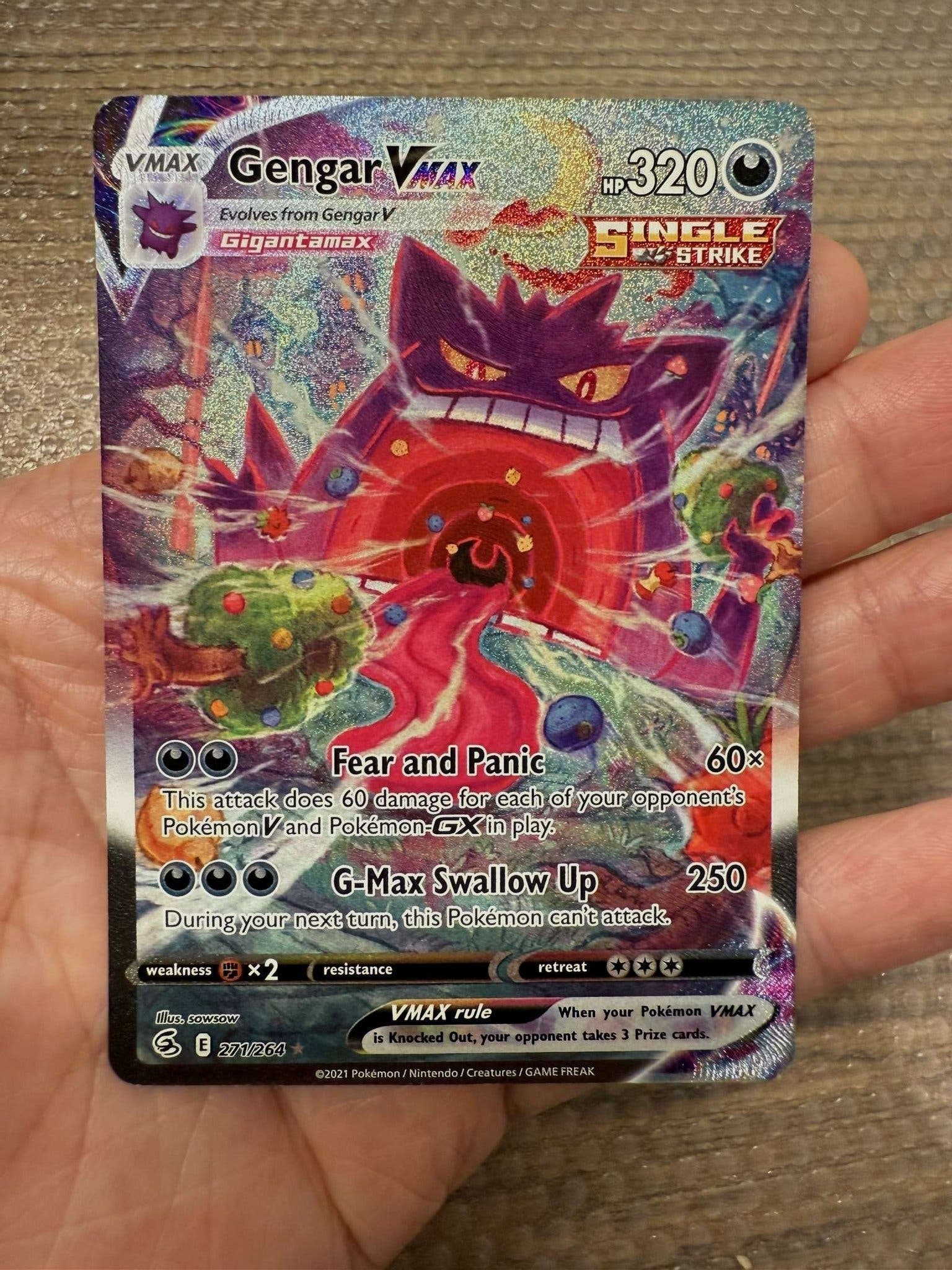 Gengar VMAX 271/264 Pokémon Fusion Strike | Köp på Tradera (656305366)