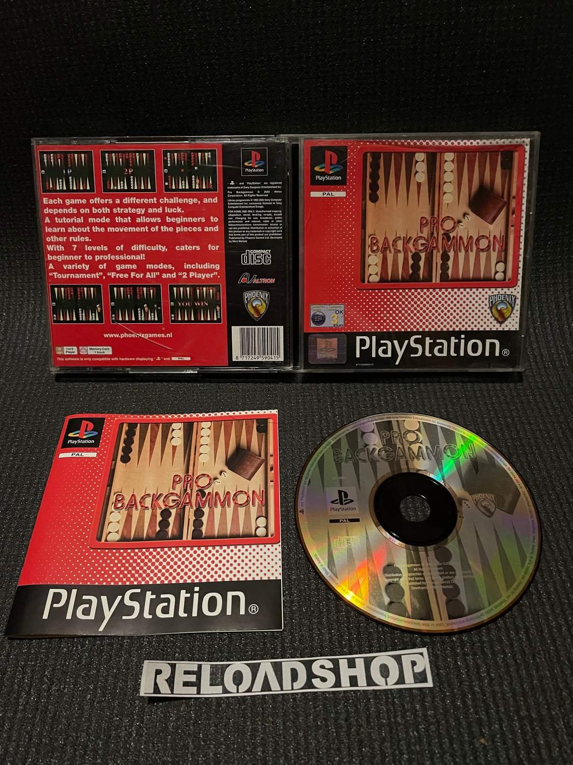 PRO BACKGAMMON PS1 PSOne - CiB | Köp från RELOAD_SHOP på Tradera ...