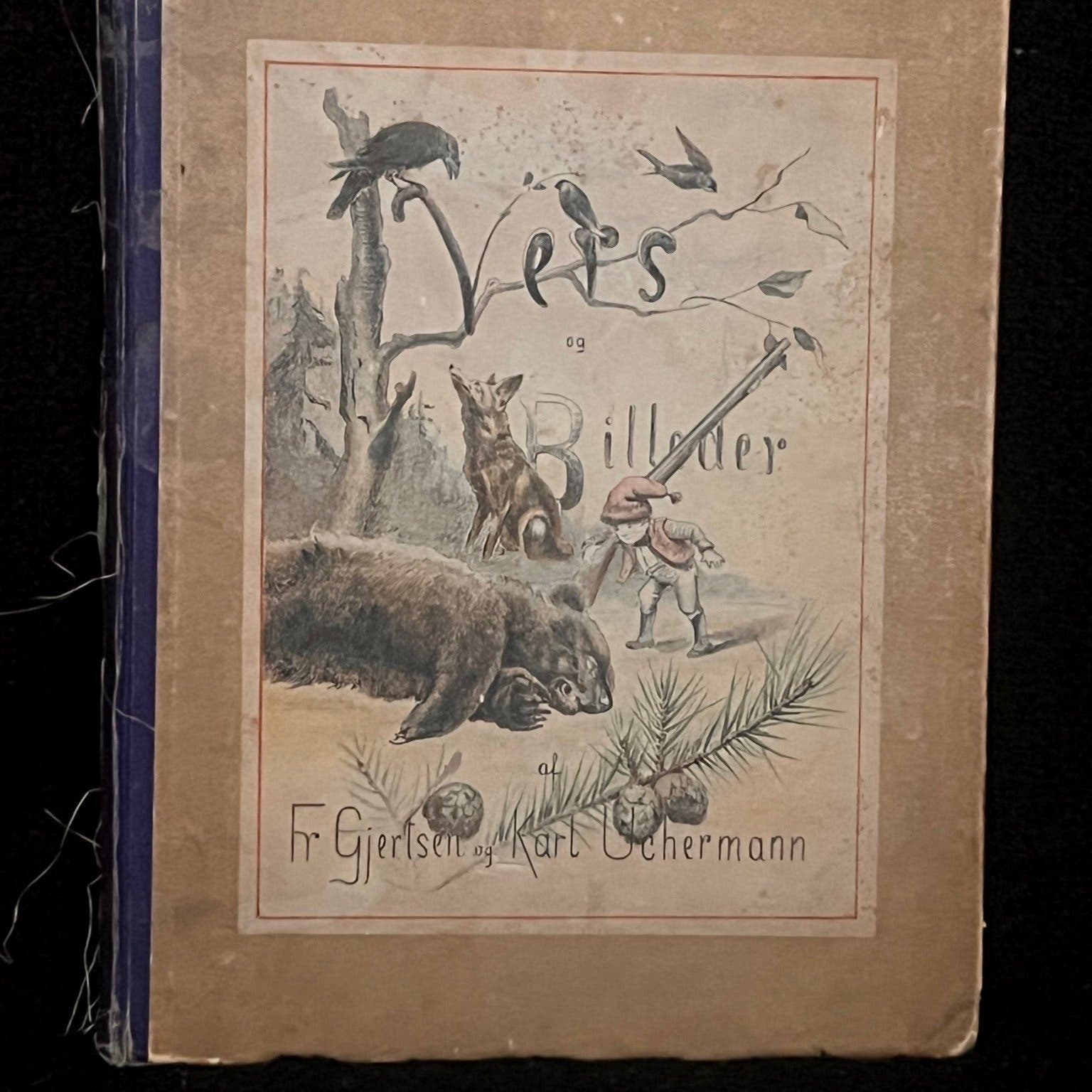 Antik barnbok-Vers og Billeder af Fr. Gjertsen .. | Köp på Tradera ...